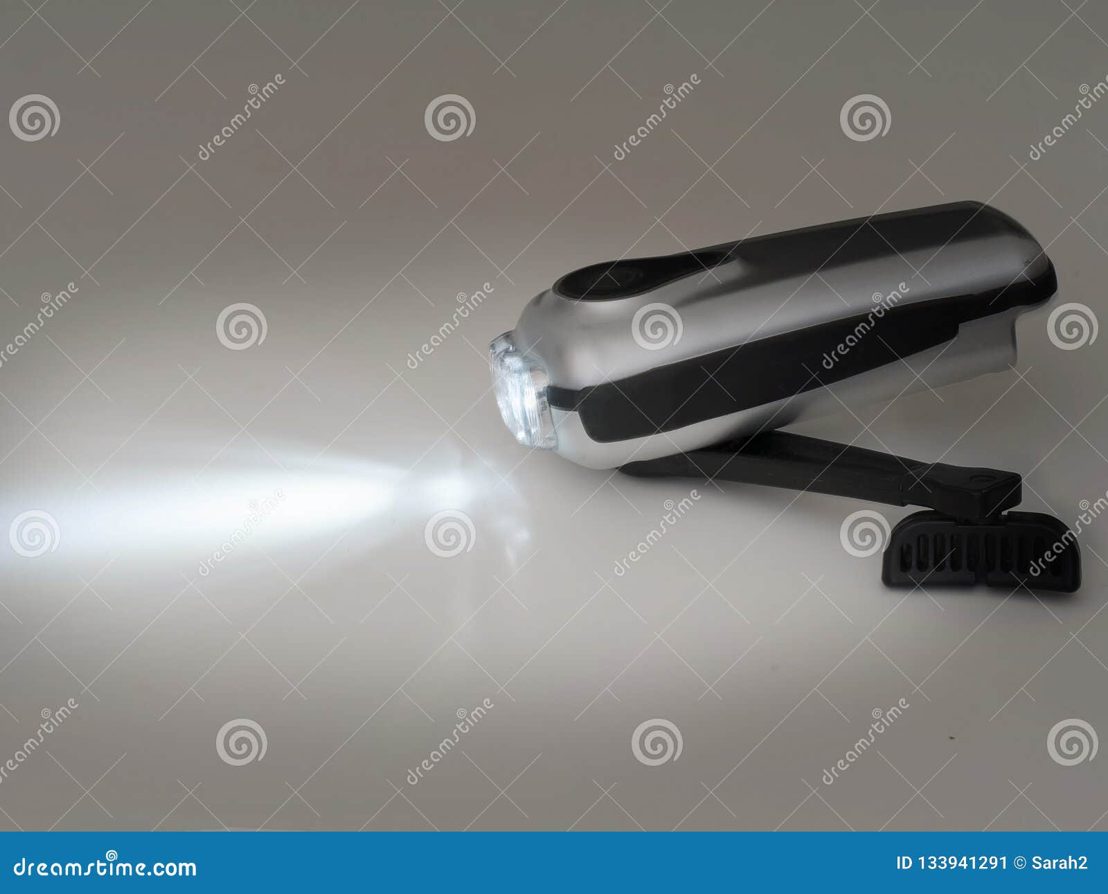 Wind Up Dynamo Torch, Flashlight, with Light. Stock Image - Image of ...
