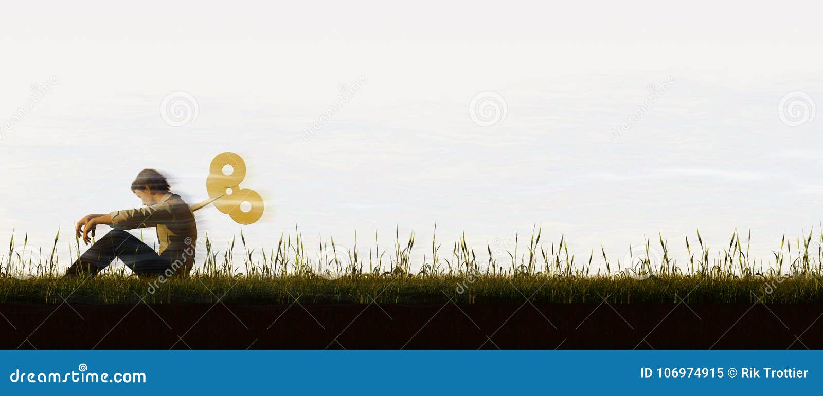 Wind up man stock illustration. Illustration of running - 106974915