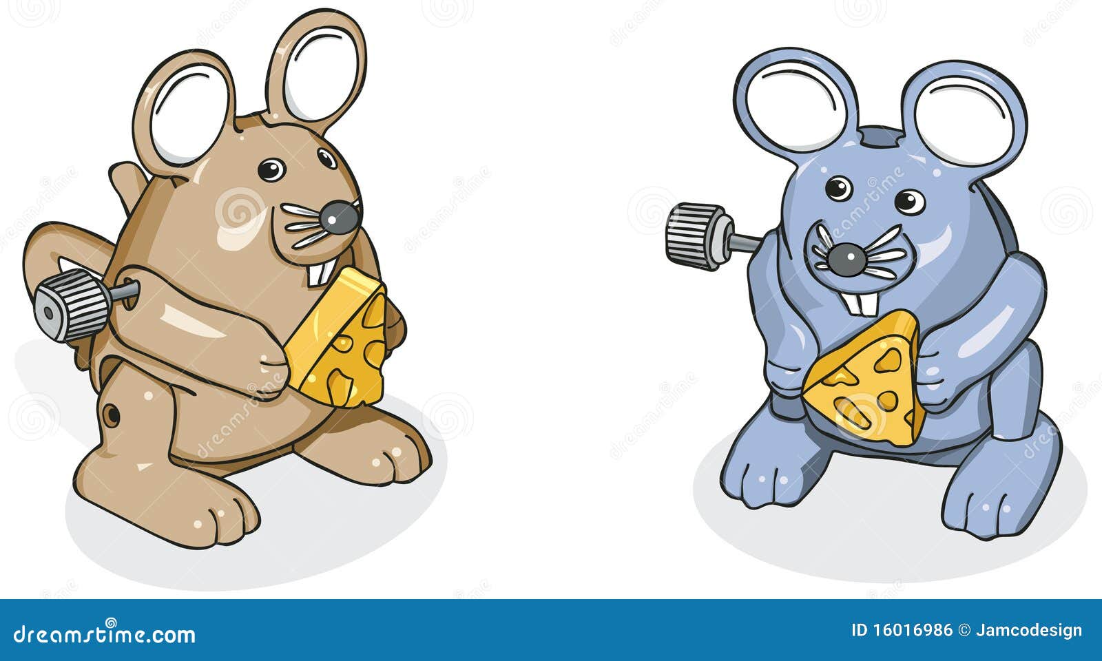 Wind-Up Mice 2 stock vector. Illustration of gizmo, holding - 16016986