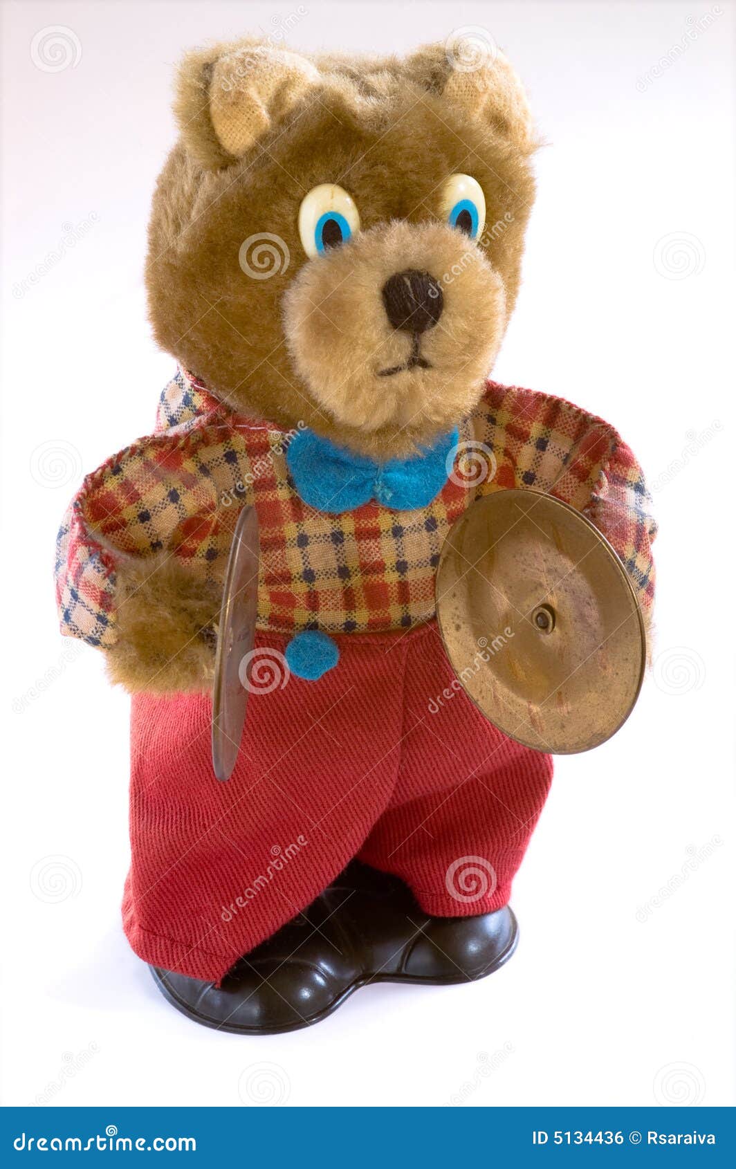 Wind up teddy bear stock photo. Image of close, metal - 5134436