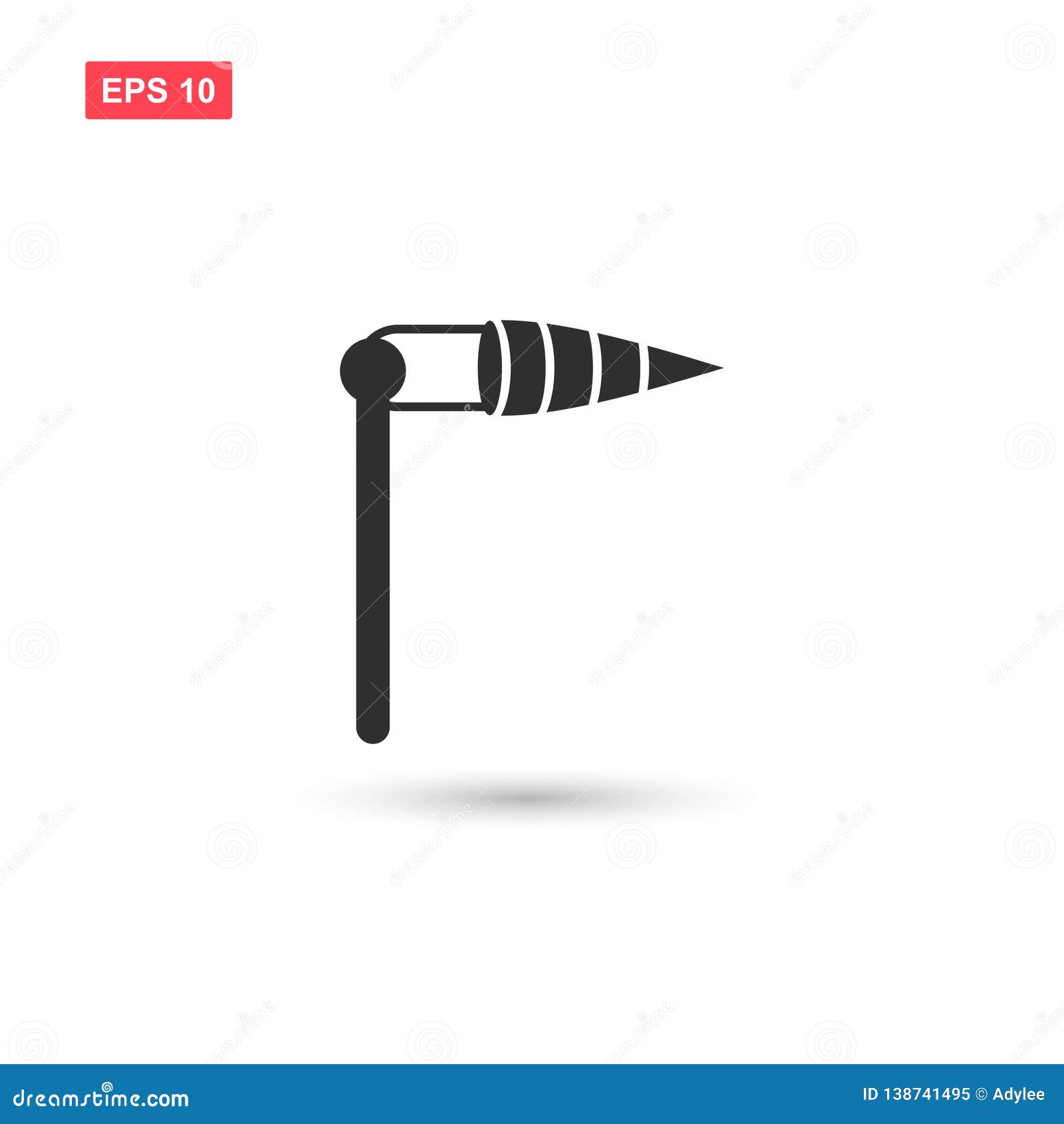 Wind Vane Icon Vector Design Isolated 6 Stock Vector - Illustration of ...