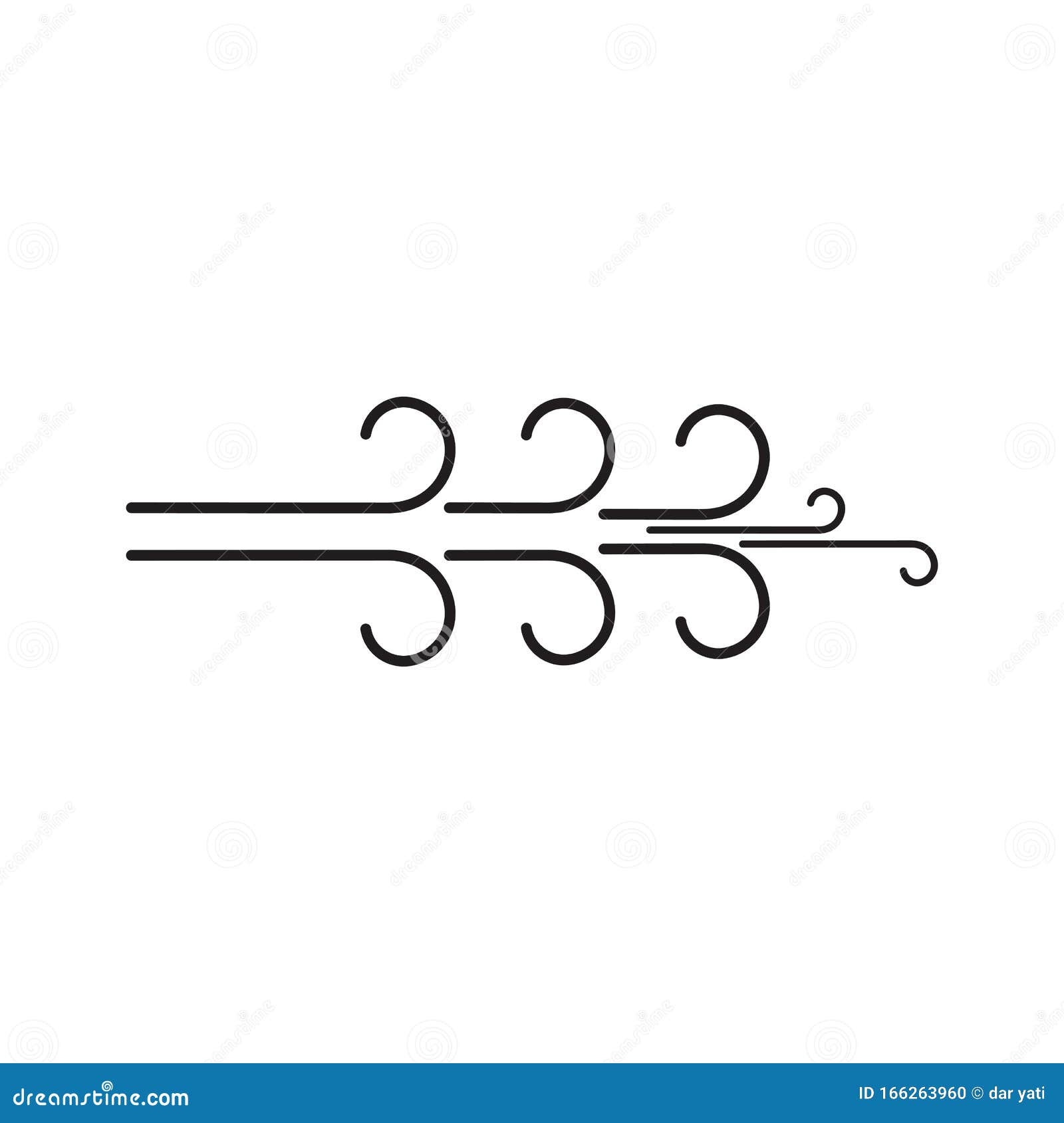 Wind Vector Icon Design Illustration Stock Vector - Illustration of ...