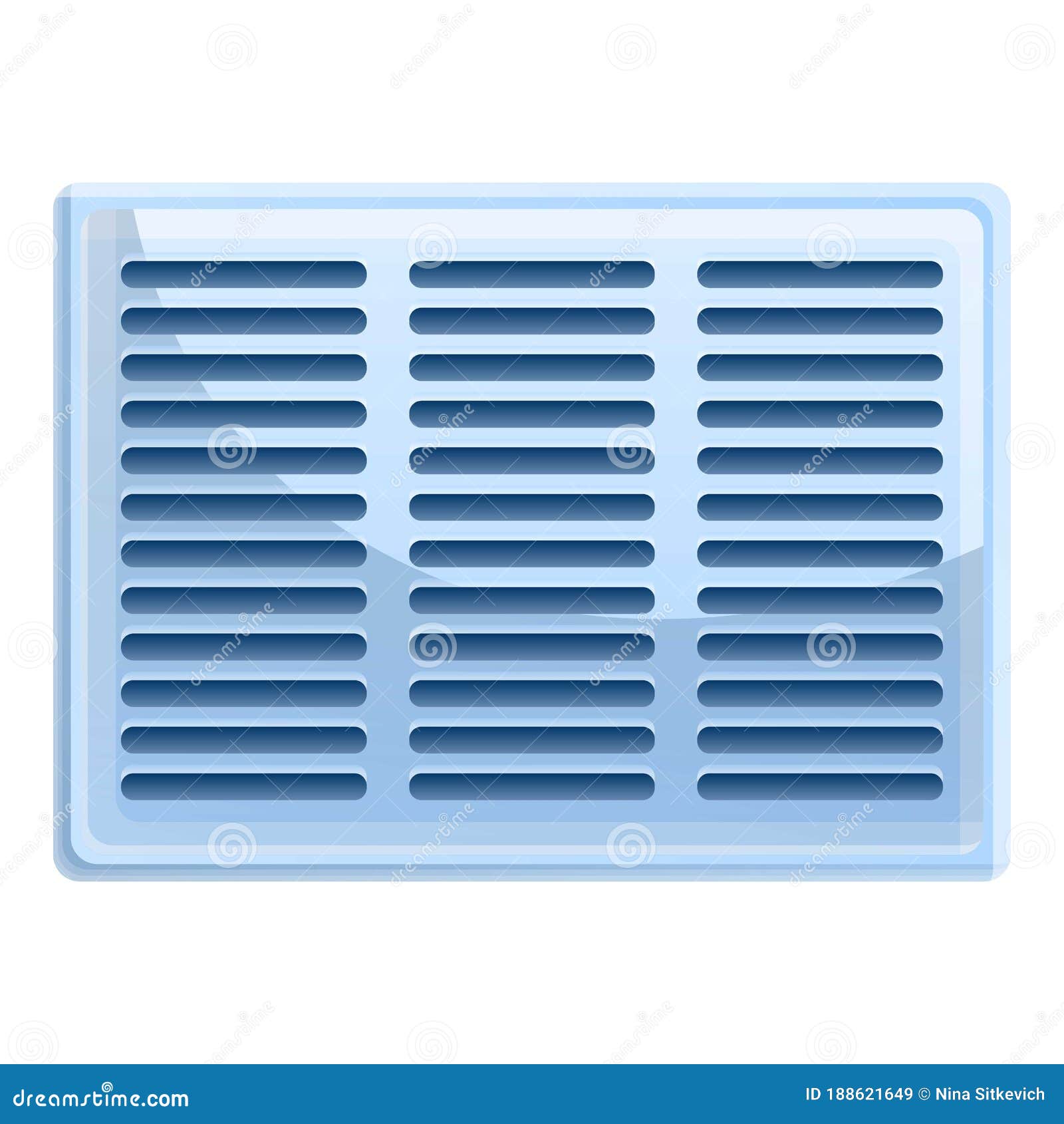 Wind Ventilation Icon, Cartoon Style Stock Vector - Illustration of ...