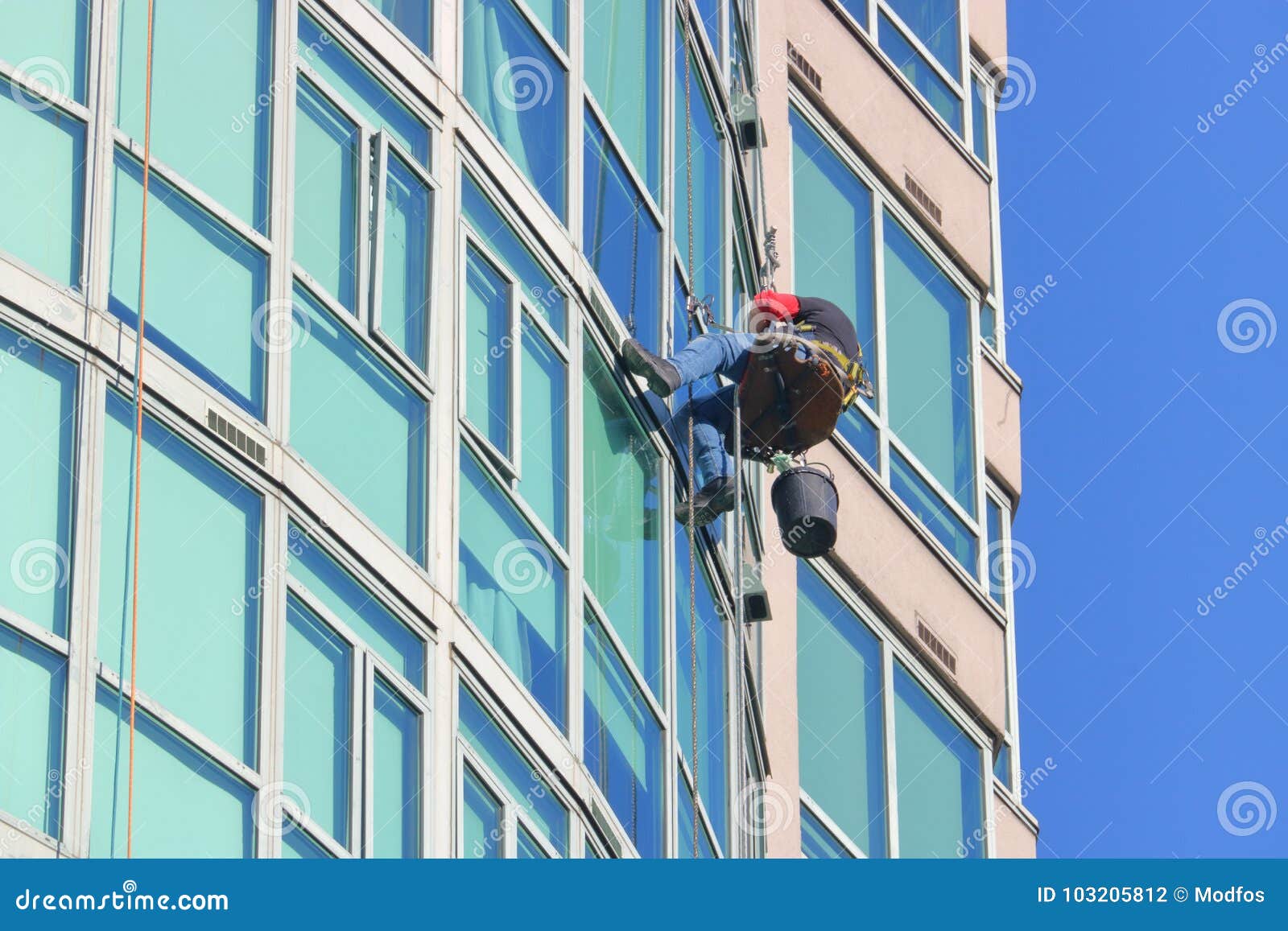 Wind Washer and Modern Building Editorial Photography - Image of ...