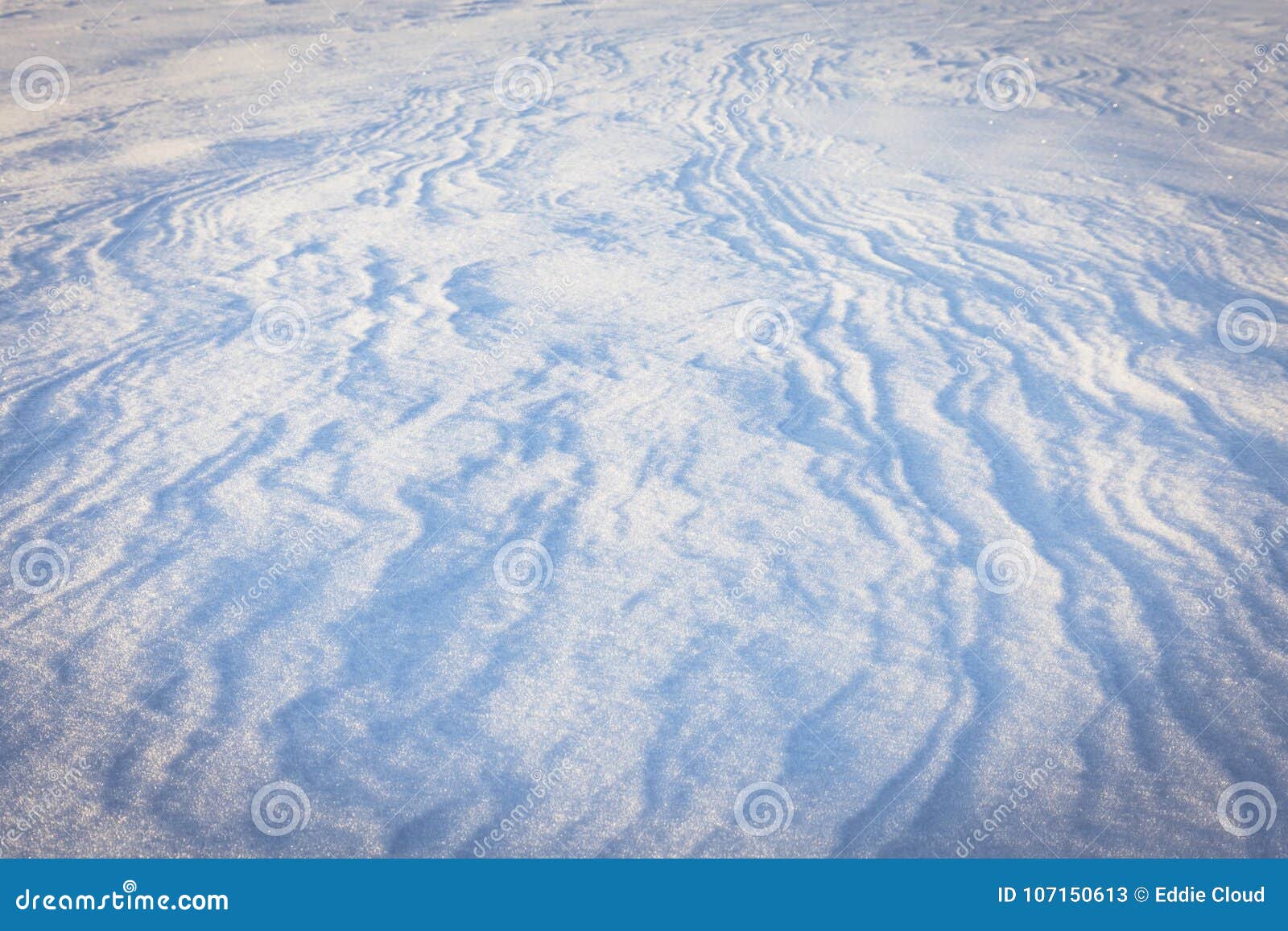 Wind Wave Patterns on Snow stock image. Image of patterns - 107150613