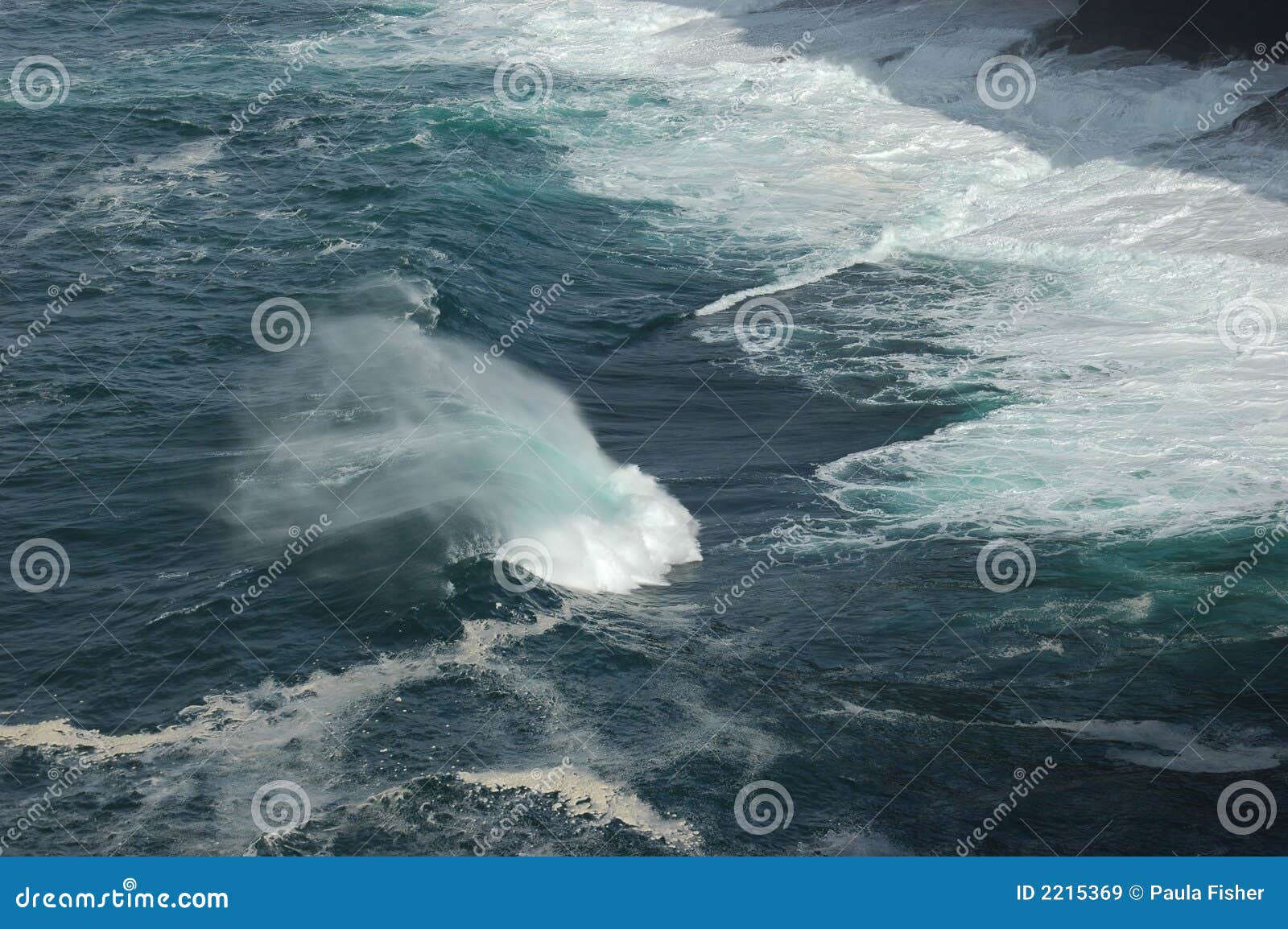 Wind and waves stock image. Image of water, high, rollers - 2215369