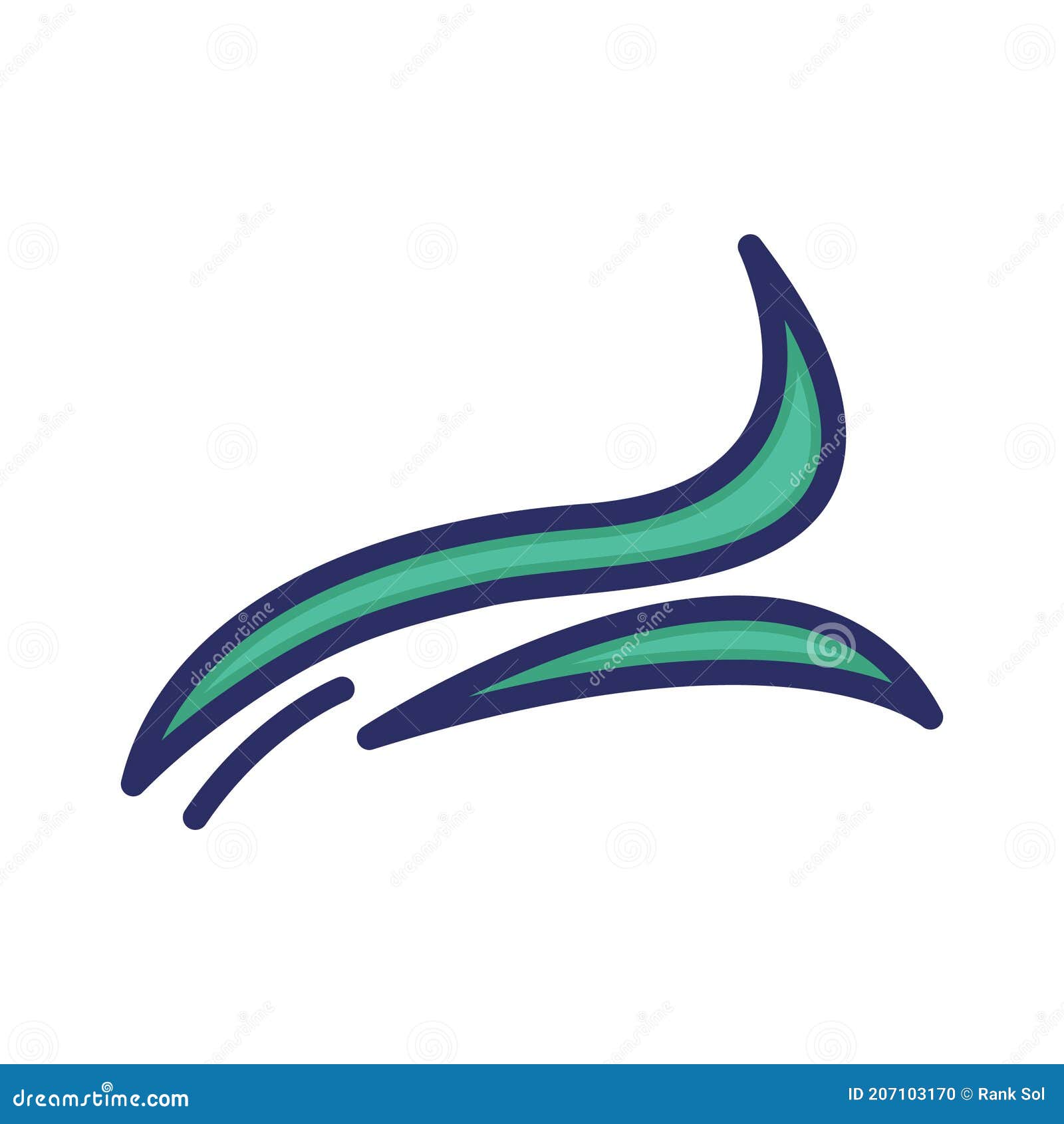 Wind, Weather, Air, Gale Fully Editable Vector Icon Stock Vector ...