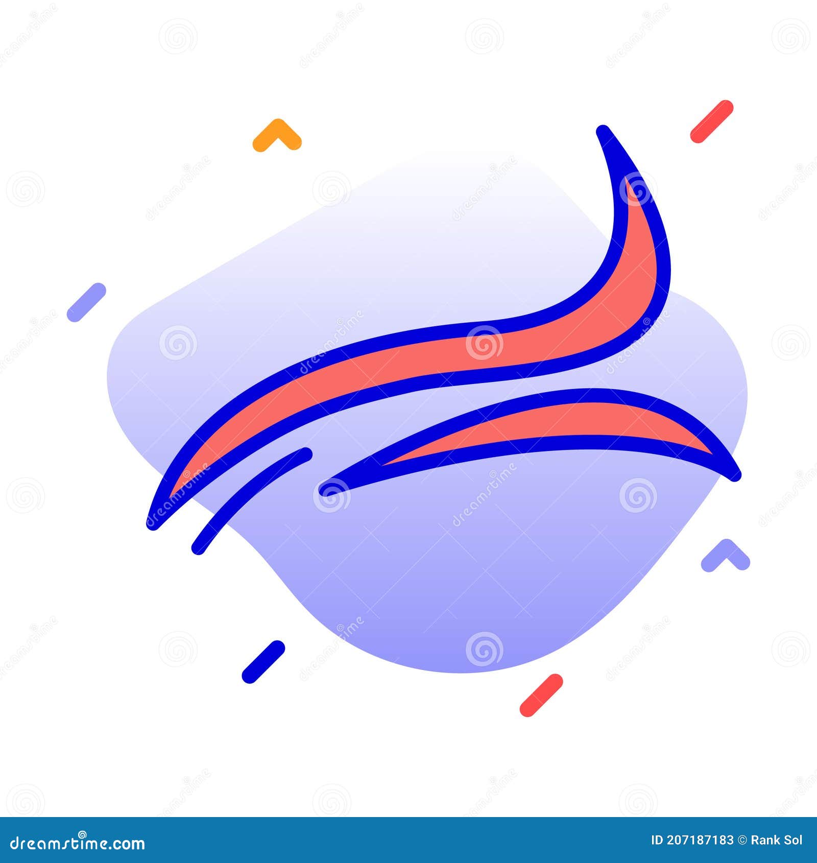 Wind, Weather, Air, Gale Fully Editable Vector Icon Stock Vector ...