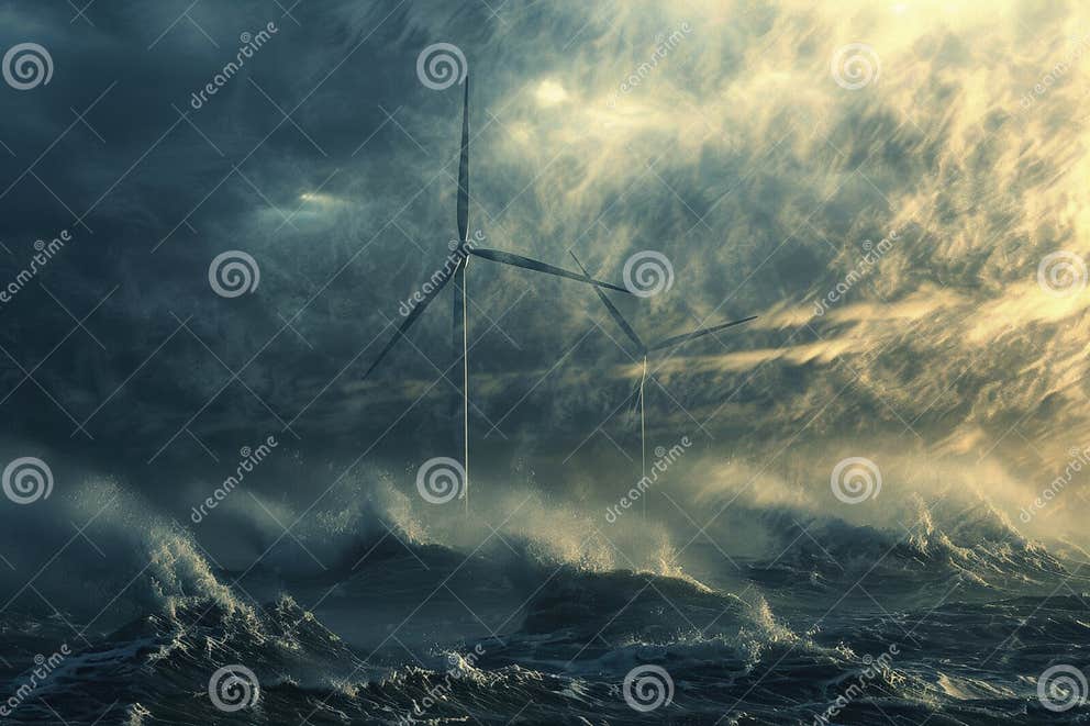 Wind and Weather Forecast with Swirling Air Currents and Atmospheric ...