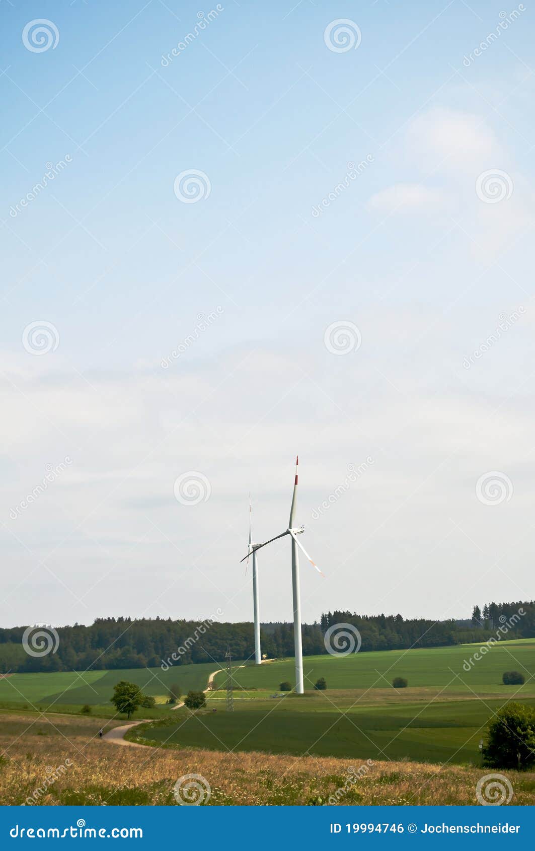 Wind wheel stock photo. Image of ecological, clouds, ecology - 19994746