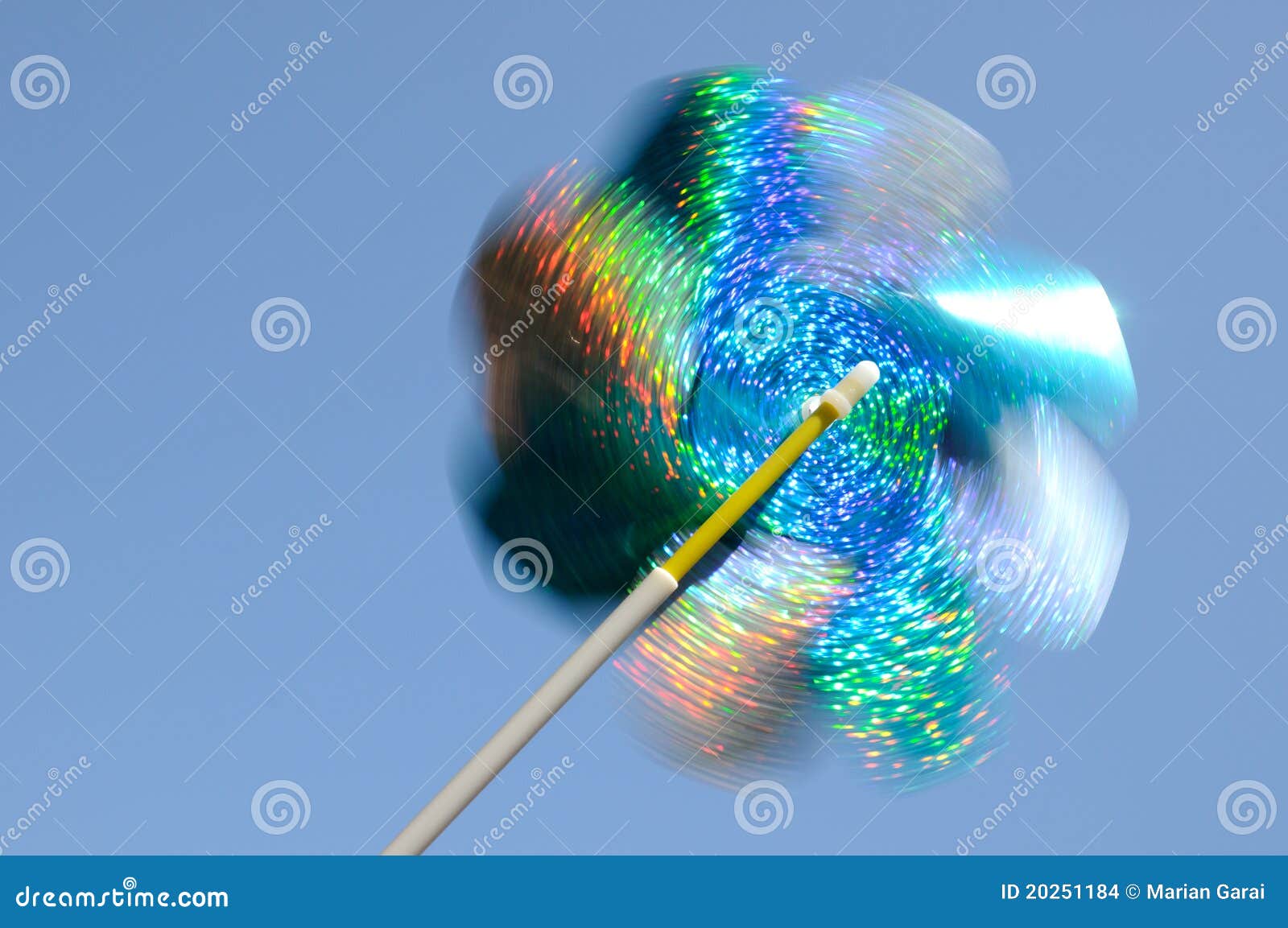 Wind wheel stock photo. Image of pinwheel, blue, spin - 20251184