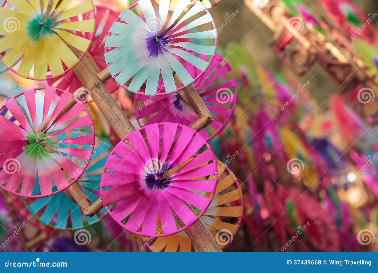 Wind wheel stock photo. Image of childhood, colorful - 37439668