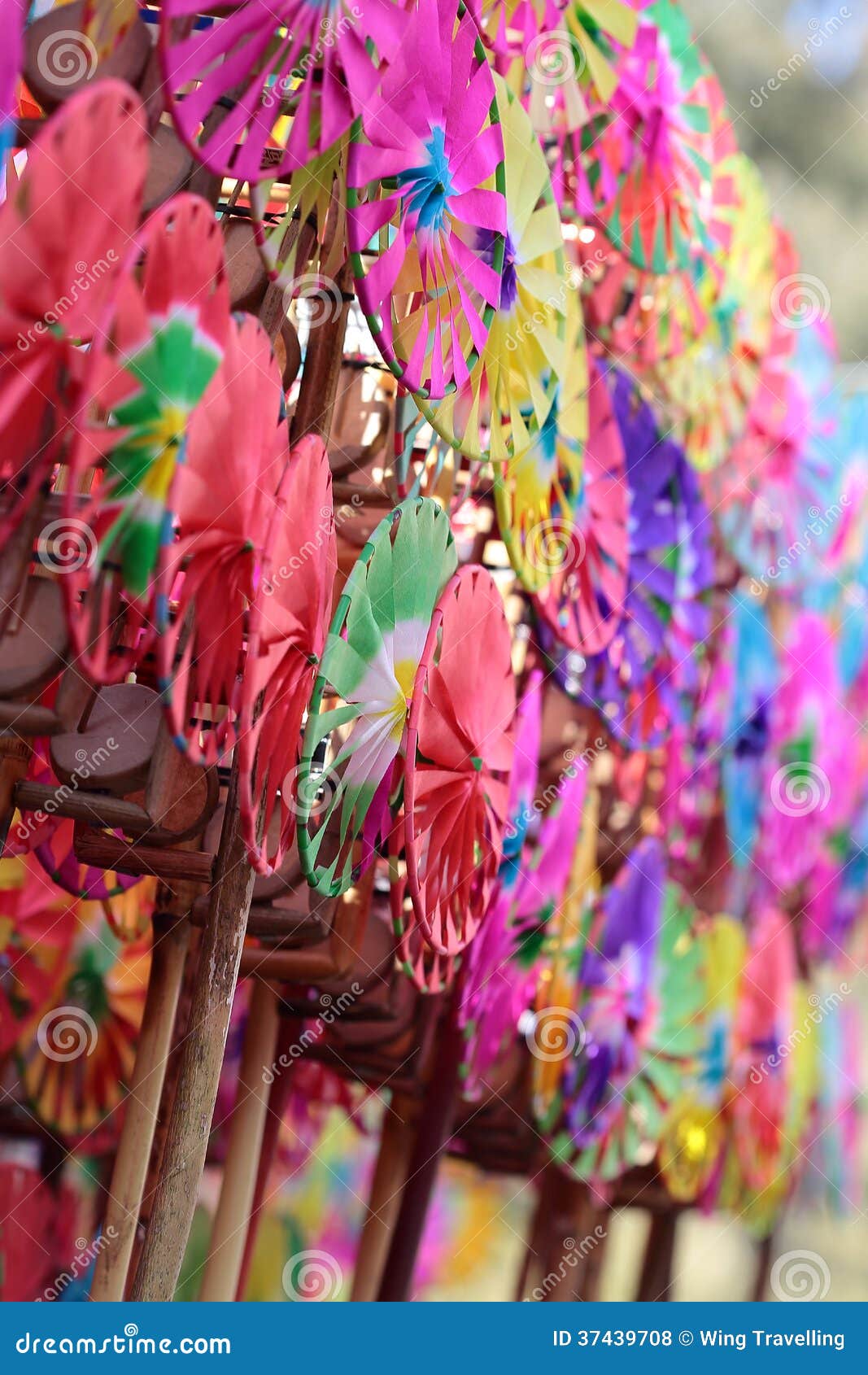 Wind wheel stock photo. Image of summer, twirl, whirligig - 37439708