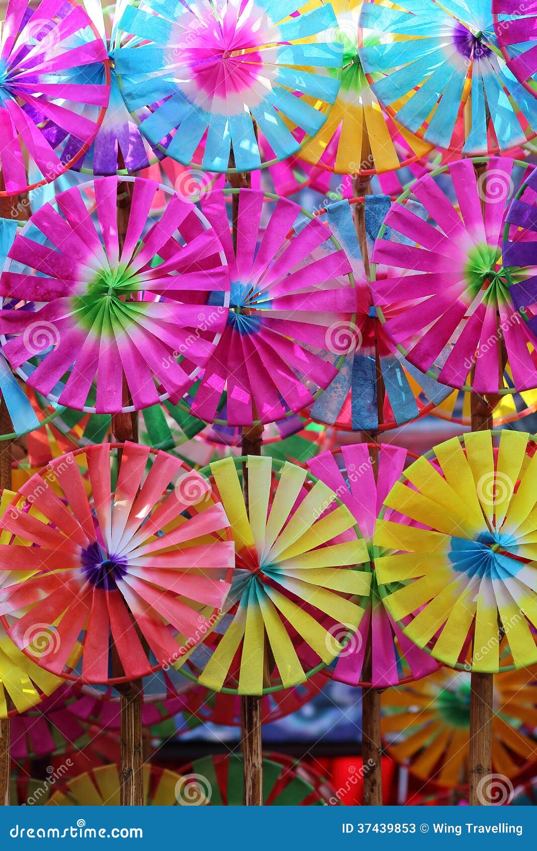 Wind wheel stock image. Image of colourful, childhood - 37439853
