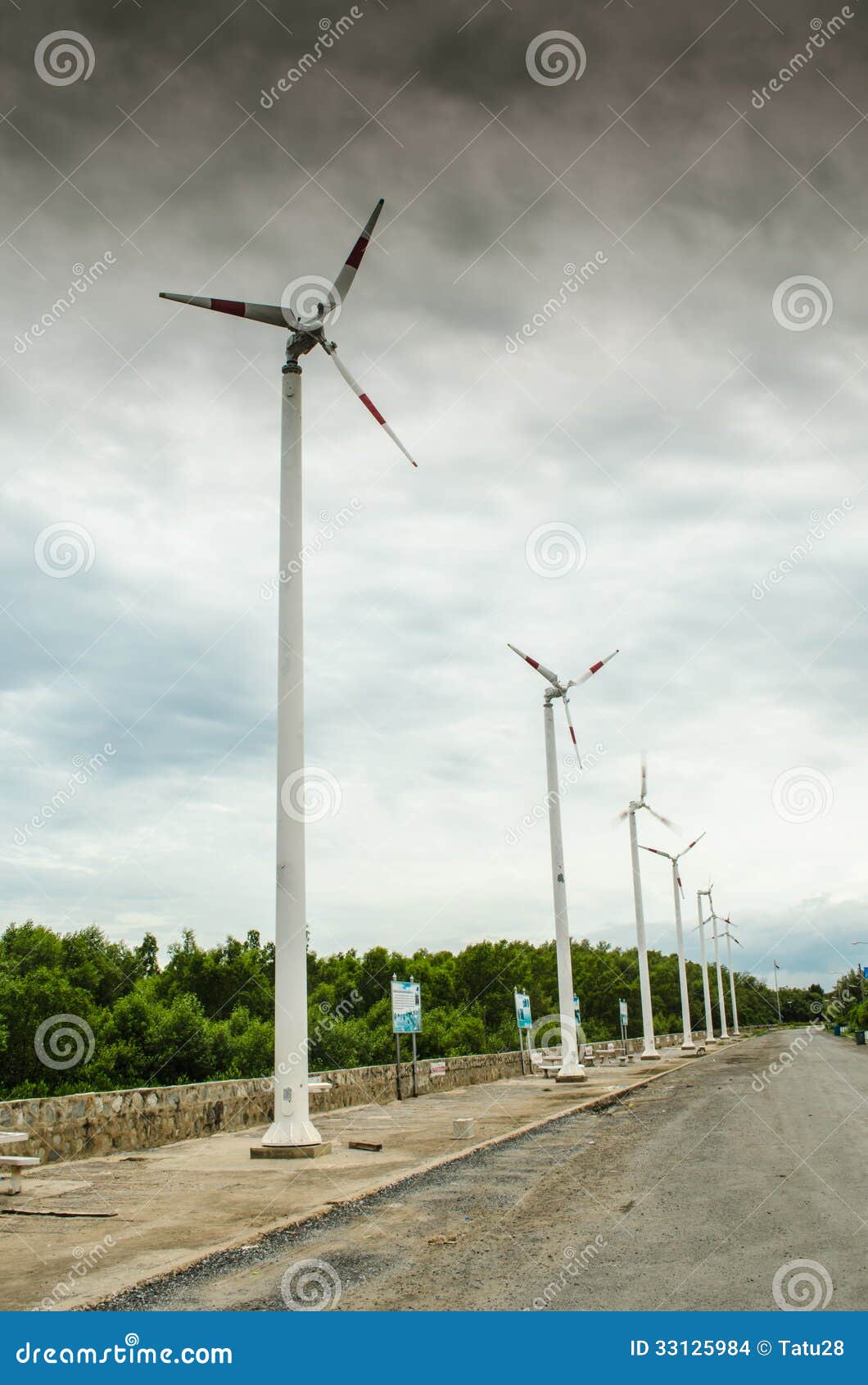 Wind wheel. stock photo. Image of power, generate, nature - 33125984