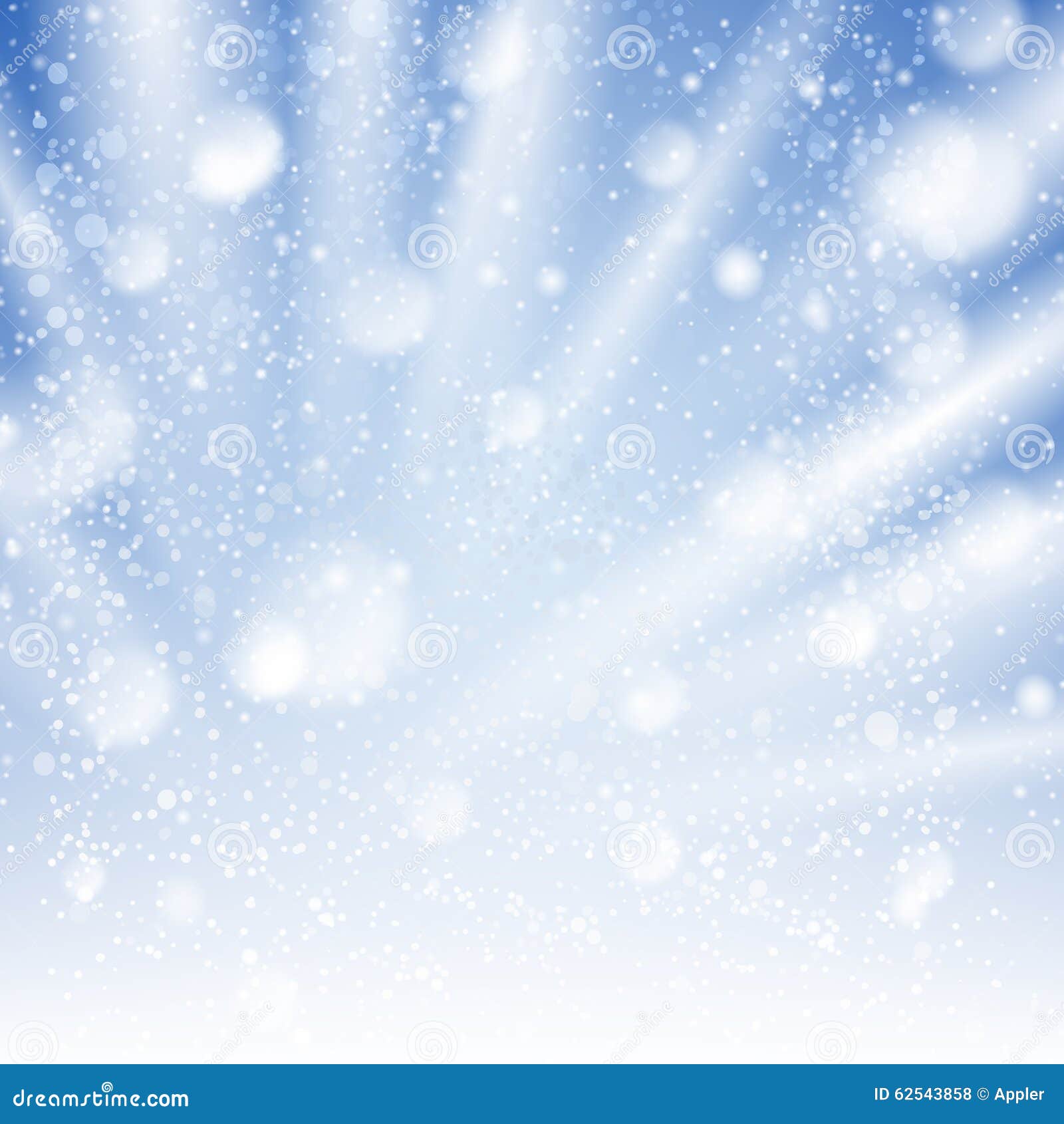 Wind Winter Sky with Snowing Illustration Stock Vector - Illustration ...