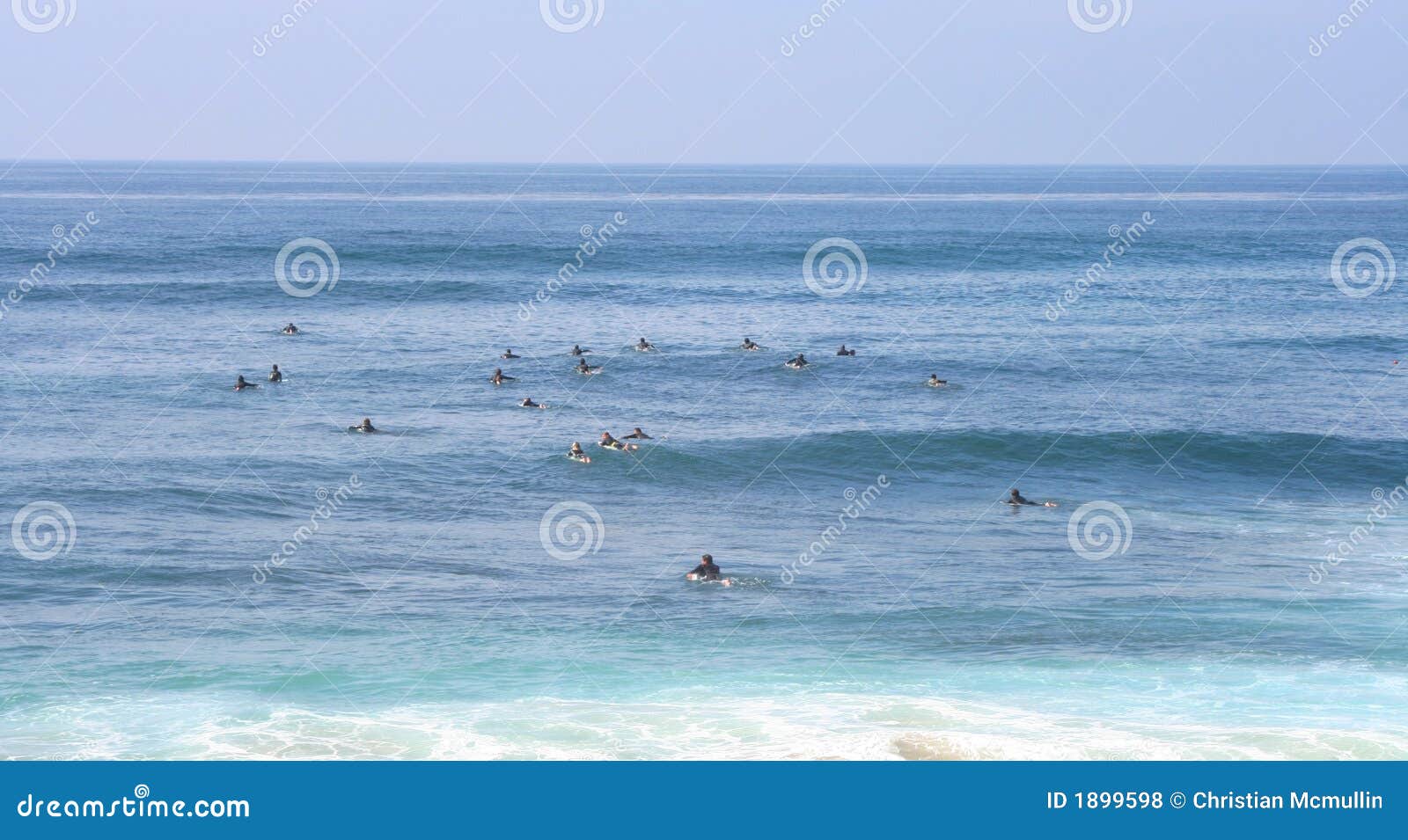 Windandsea Crowded Surfer Lineup Picture. Image: 1899598