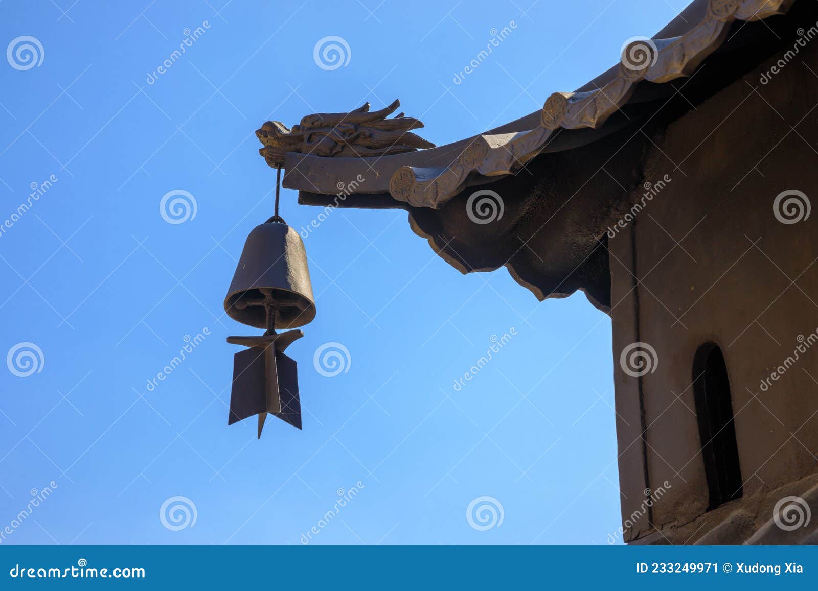 Windbell stock image. Image of heritage, tile, cuprum - 233249971