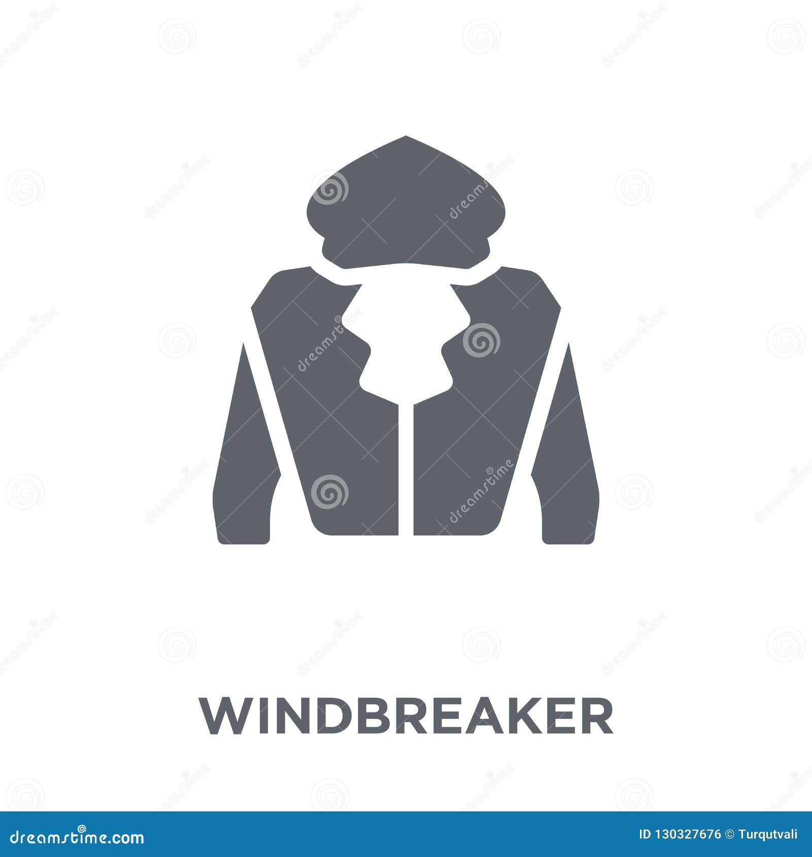 Windbreaker Icon from Windbreaker Collection. Stock Vector ...