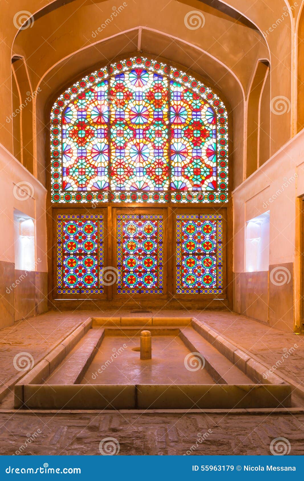 The Windcatcher of Dowlat Abad Garden, in Yazd, Iran Stock Image ...
