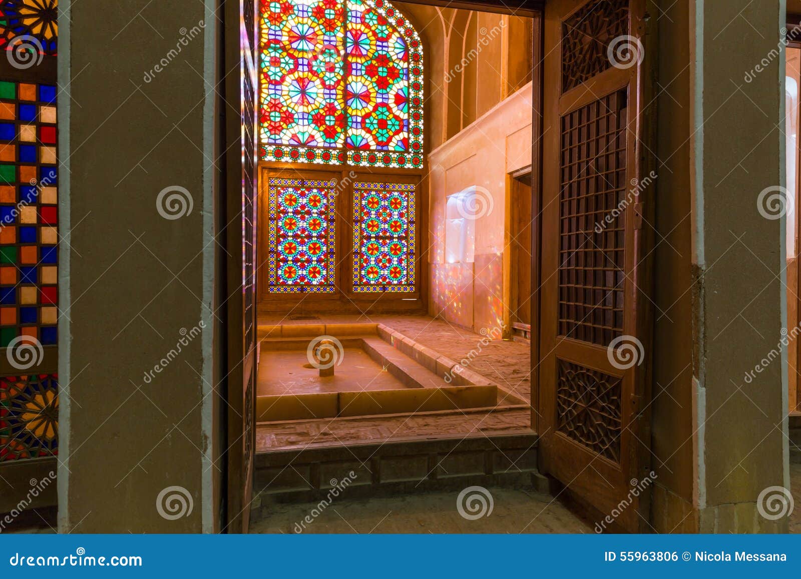The Windcatcher of Dowlat Abad Garden, in Yazd, Iran Stock Photo ...