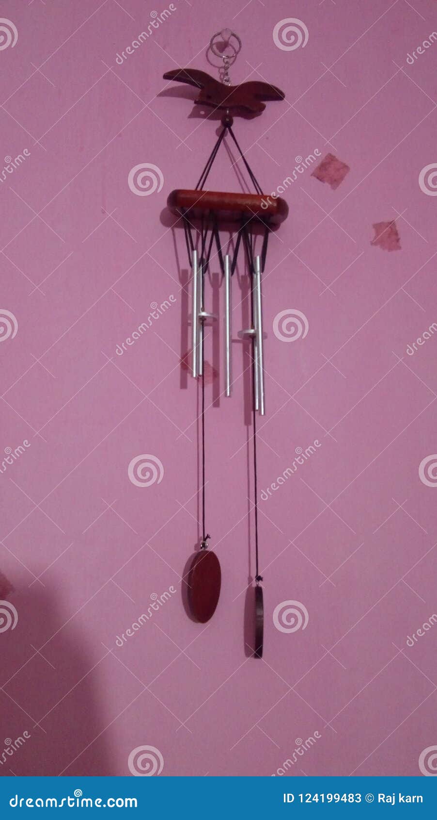 Windchain wall stock image. Image of verry, sweet, sound - 124199483