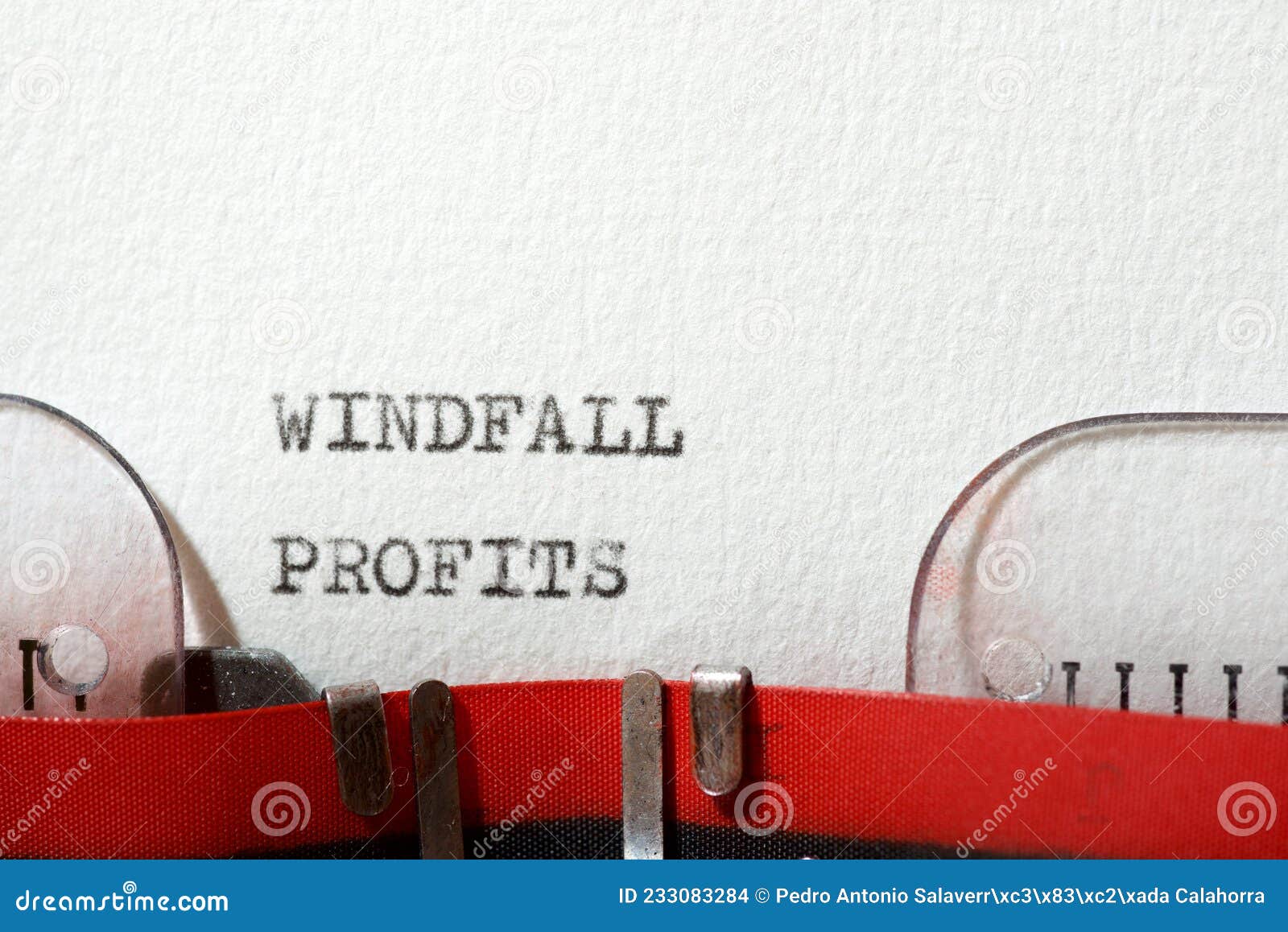 Windfall profits concept stock photo. Image of present - 233083284