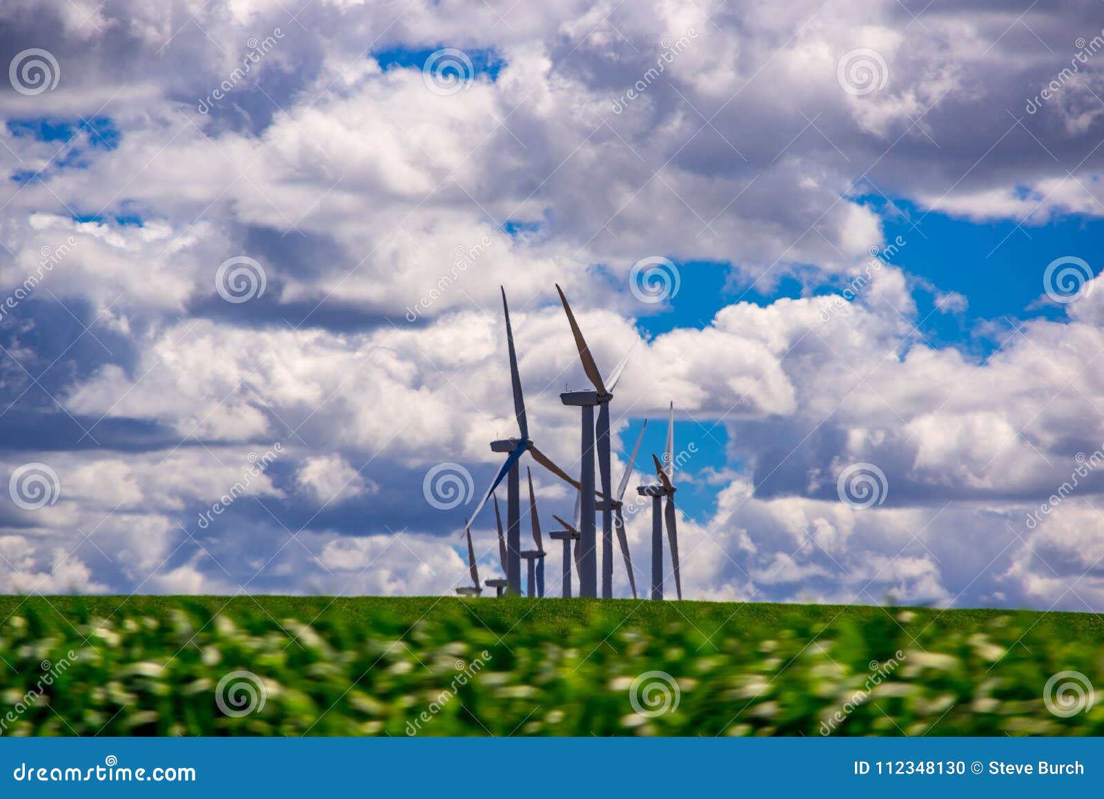 Windfarm in Eastern Oregon stock photo. Image of eastern - 112348130