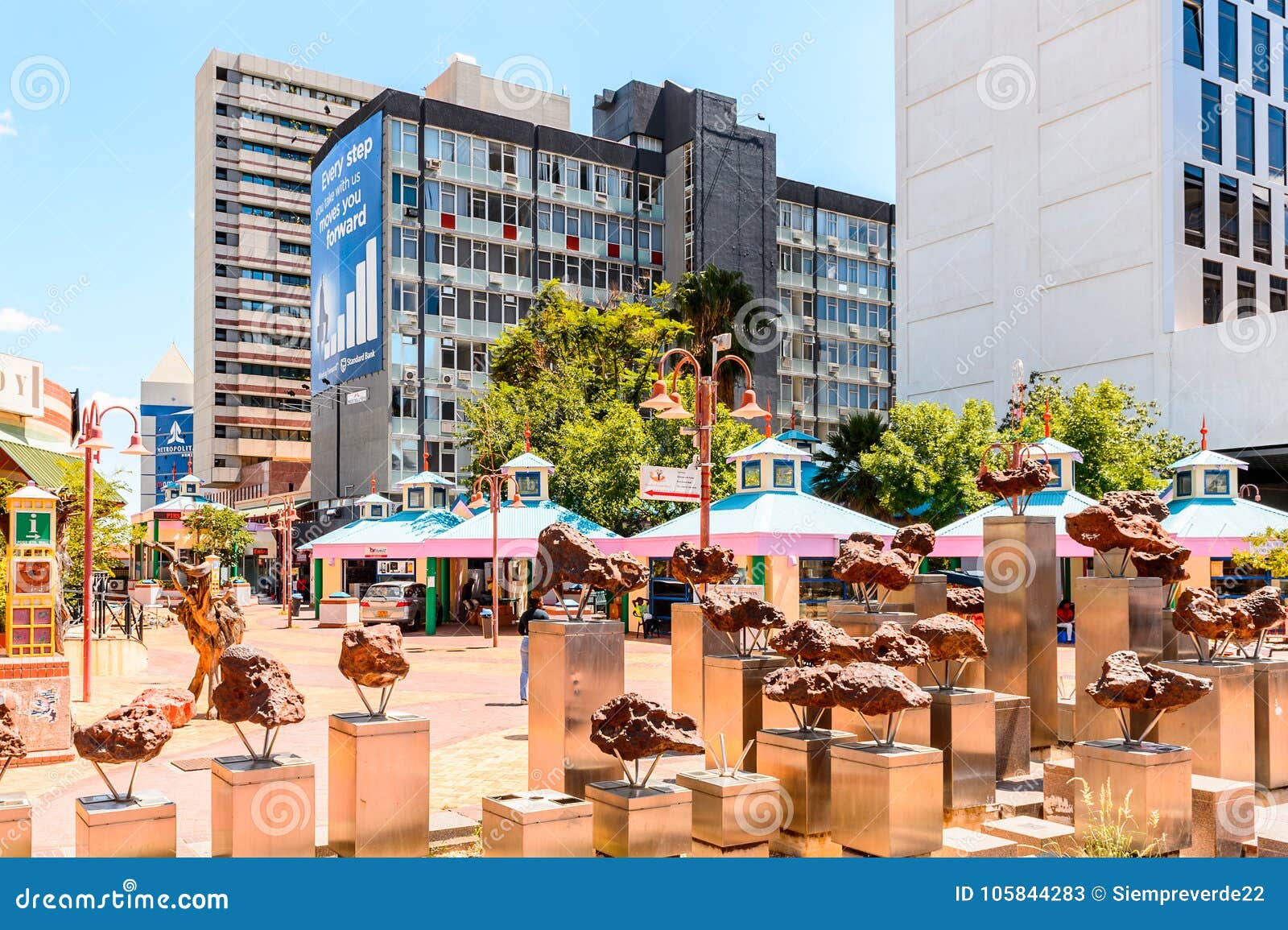 Architecture of Windhoek, Namibia Editorial Stock Photo - Image of ...