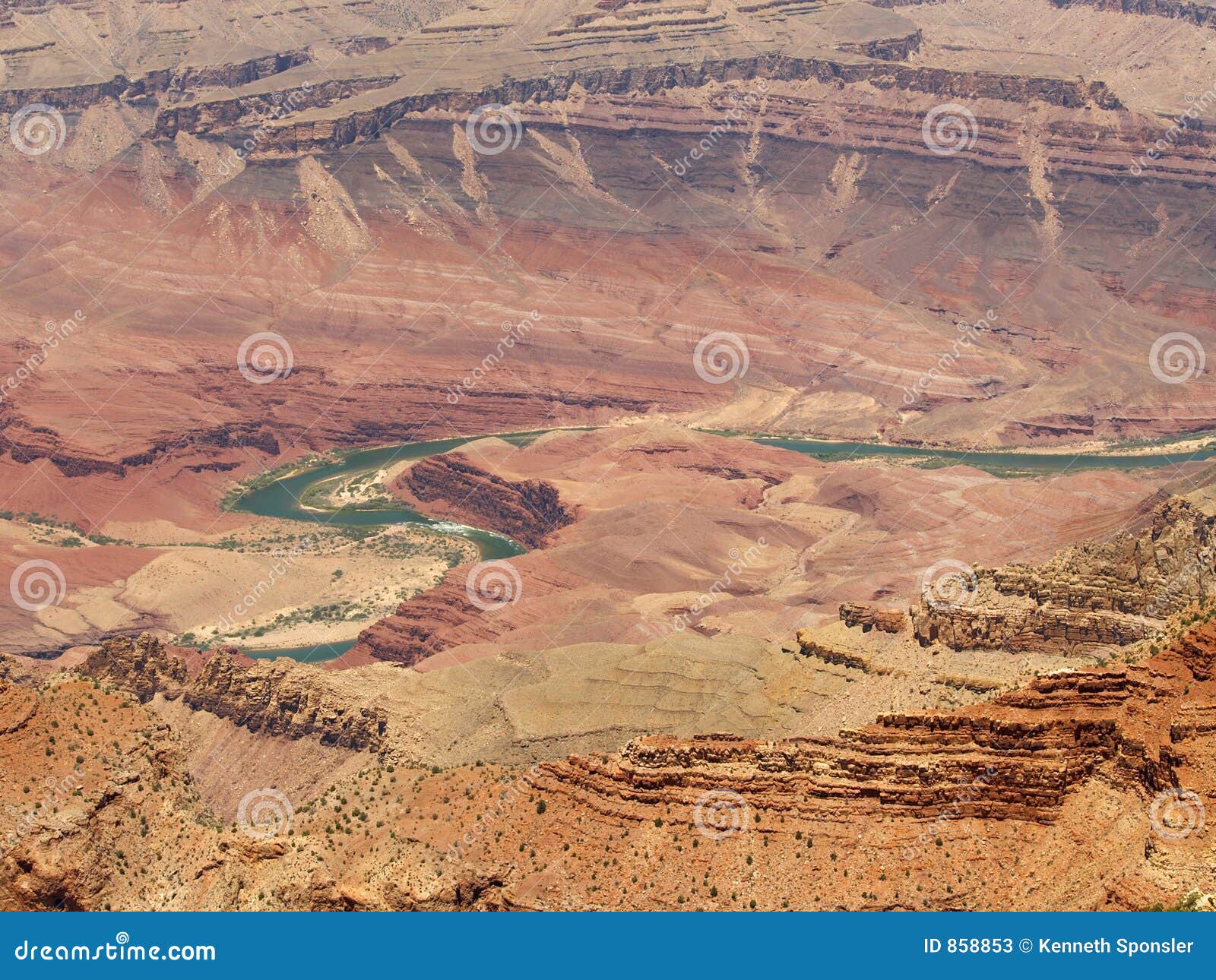 Winding Colorado stock image. Image of southwest, colors - 858853