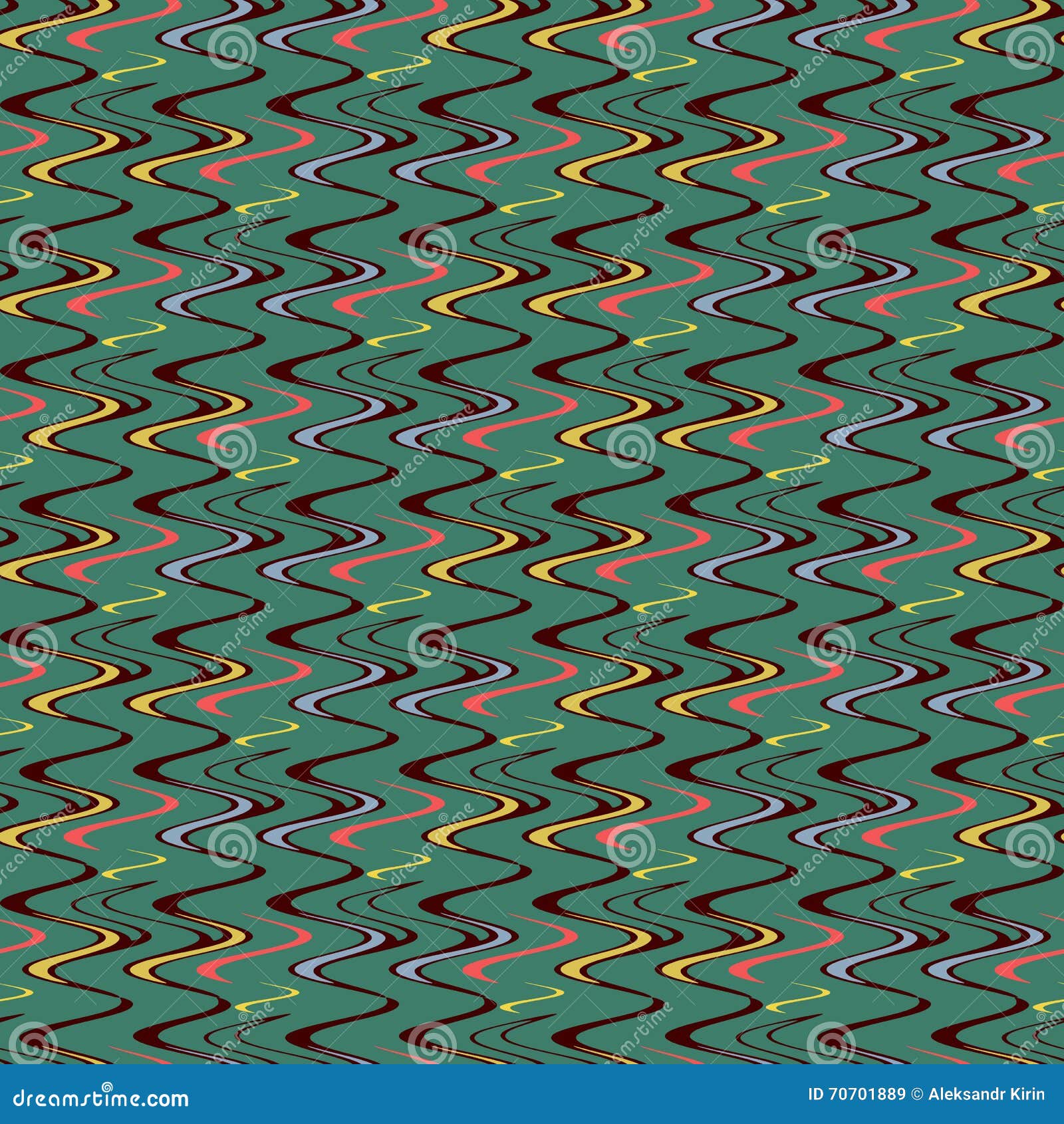 Winding colored lines stock vector. Illustration of multicolor - 70701889