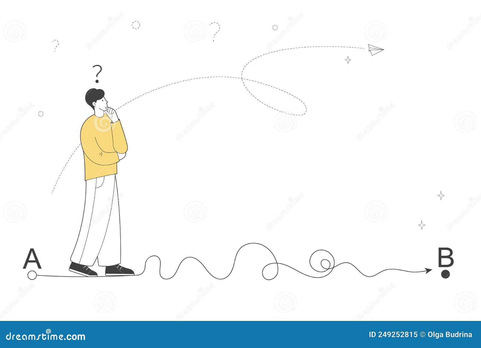 Confusing Difficult Arrows Cartoon Vector | CartoonDealer.com #163056121