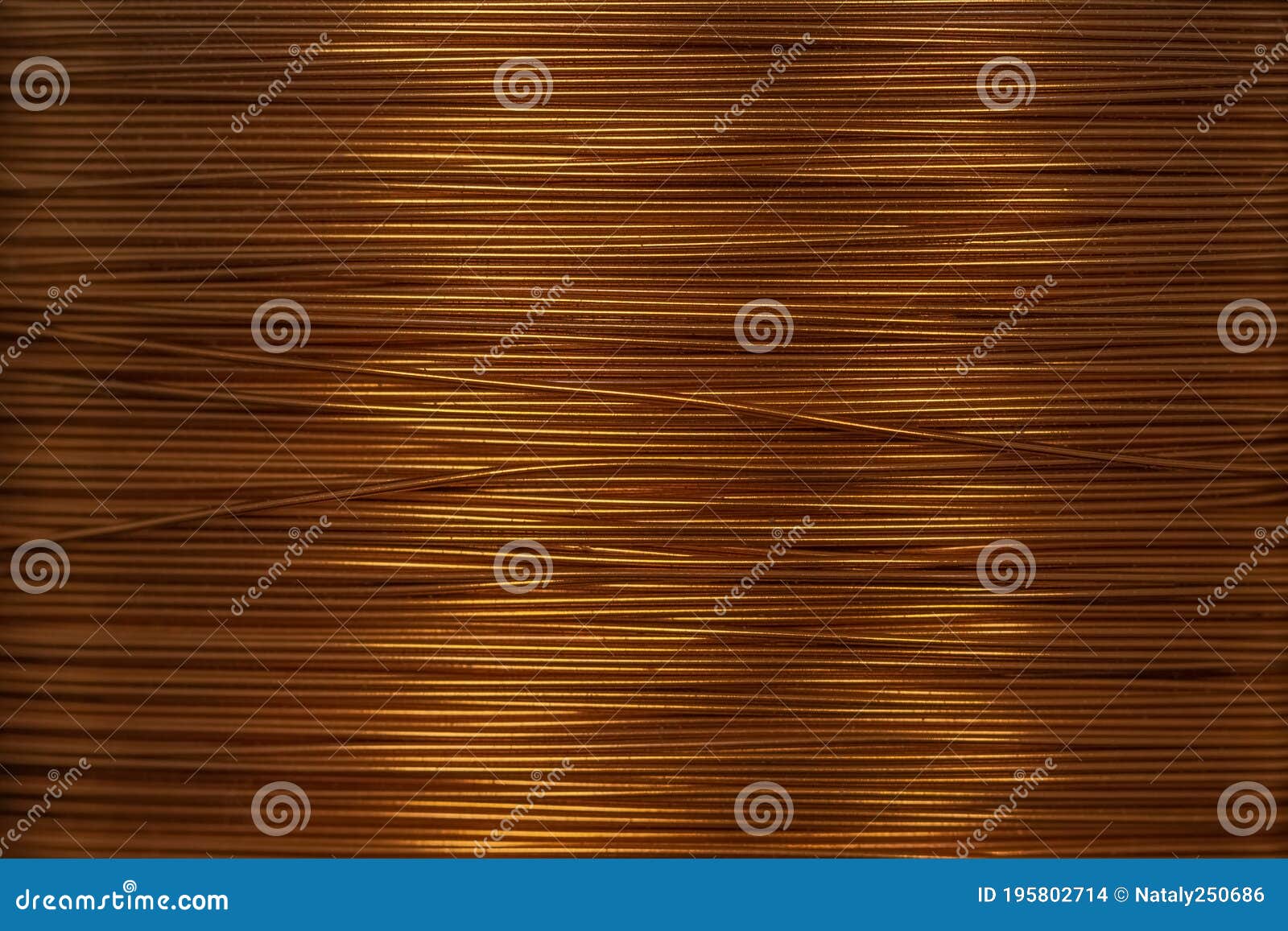 Winding Copper Thread Vintage Background Stock Photo - Image of ...