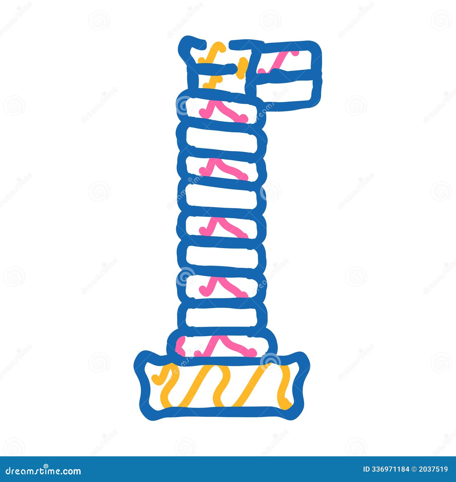 Winding on Handle Icon Doodle Illustration Stock Vector - Illustration ...