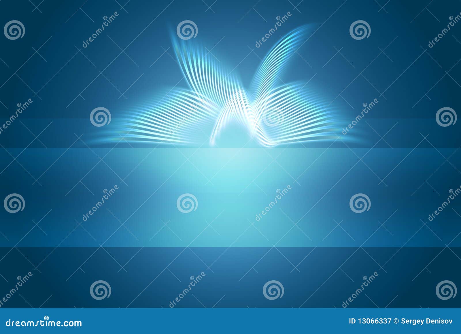 Winding Line On A Blue Background Stock Illustration - Illustration of ...