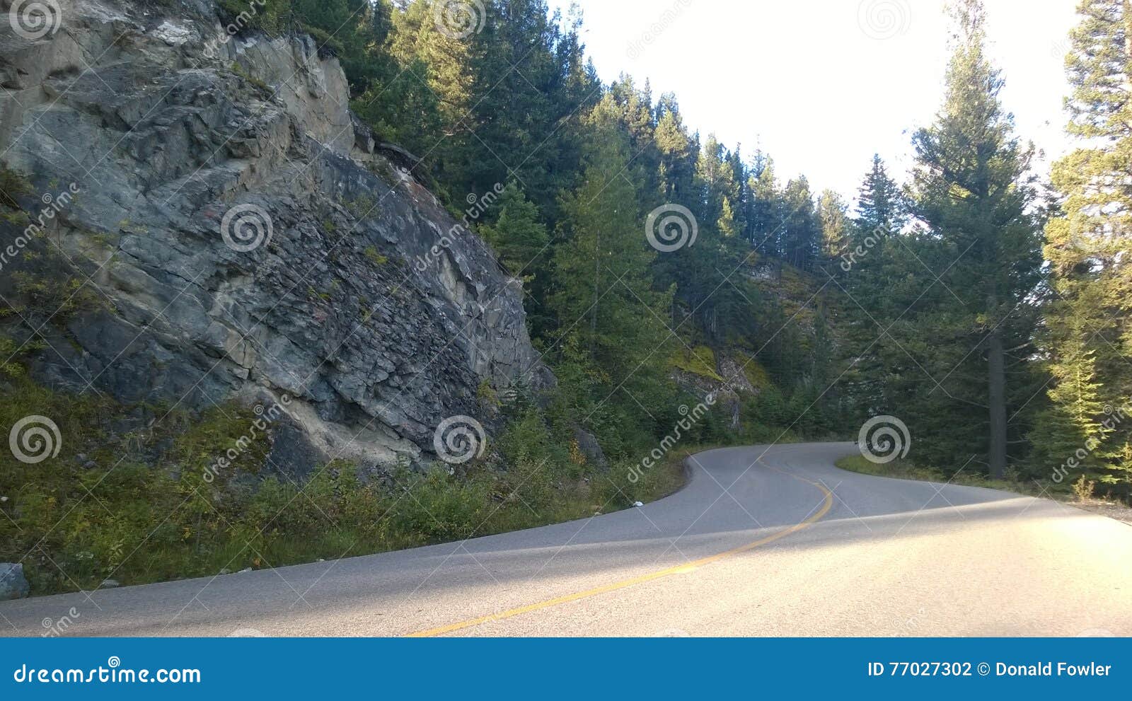 Winding mountain road stock photo. Image of garden, color - 77027302