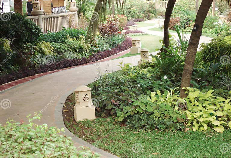 Winding path stock image. Image of isolated, paths, green - 28949443