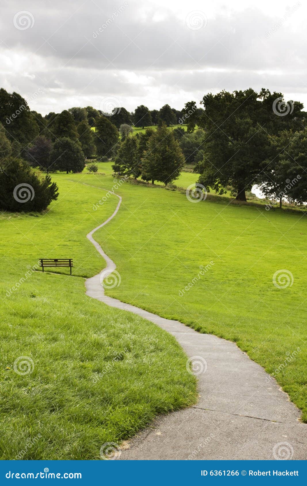 Winding path stock photo. Image of clouds, footpath, path - 6361266