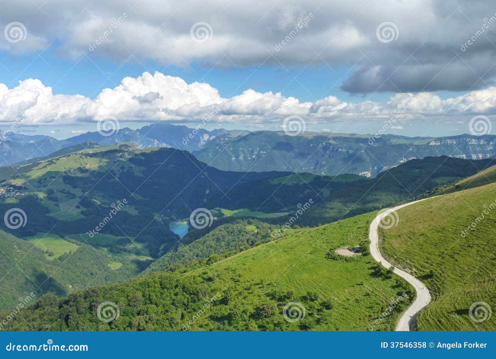 A Winding Path in the Mountains Stock Photo - Image of breathtaking ...