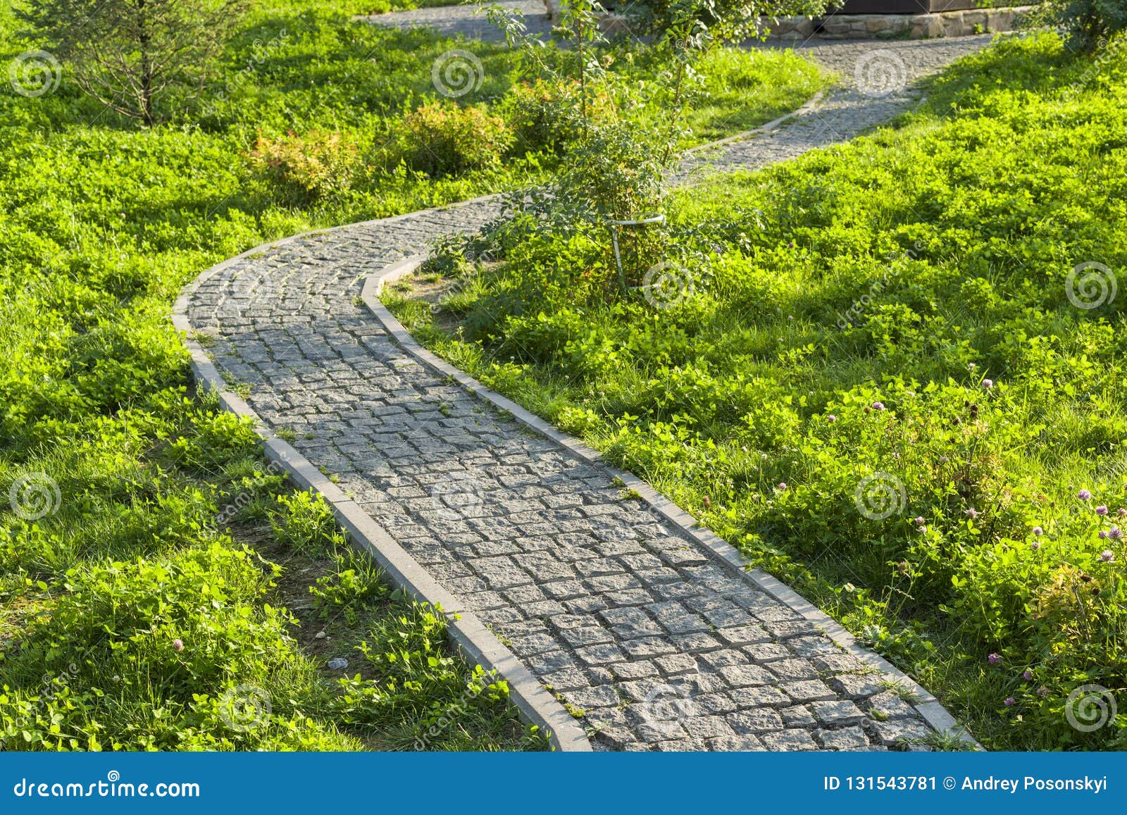 Winding stone path stock image. Image of curve, decoration - 131543781