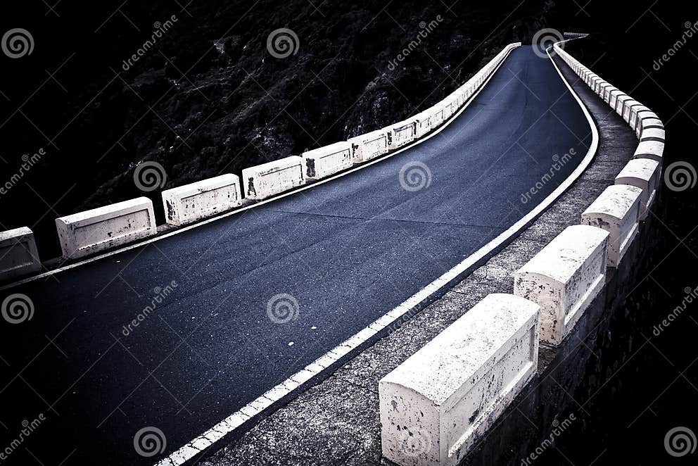 Winding road stock photo. Image of bending, loneliness - 3821506