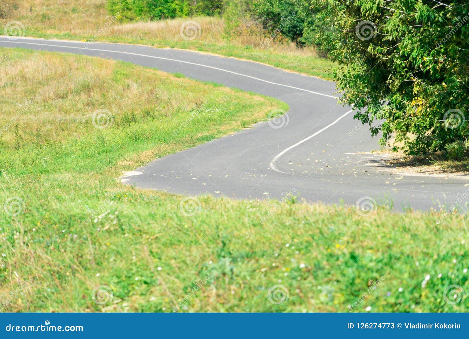 Winding Road. Dangerous Turns on the Road Stock Image - Image of scenic ...