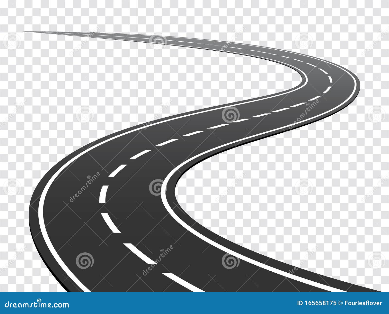 Curved Lane Stock Illustrations – 474 Curved Lane Stock Illustrations ...