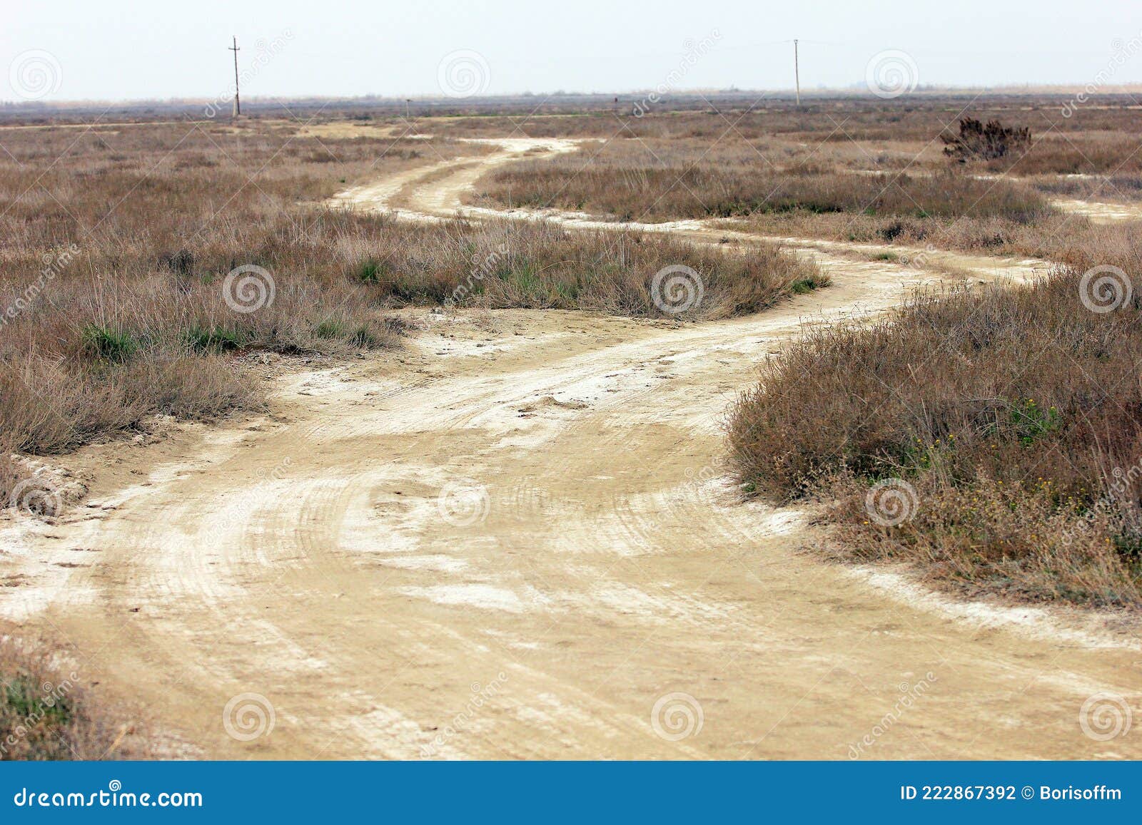 A Winding Road Leading into the Distance Stock Photo - Image of road ...