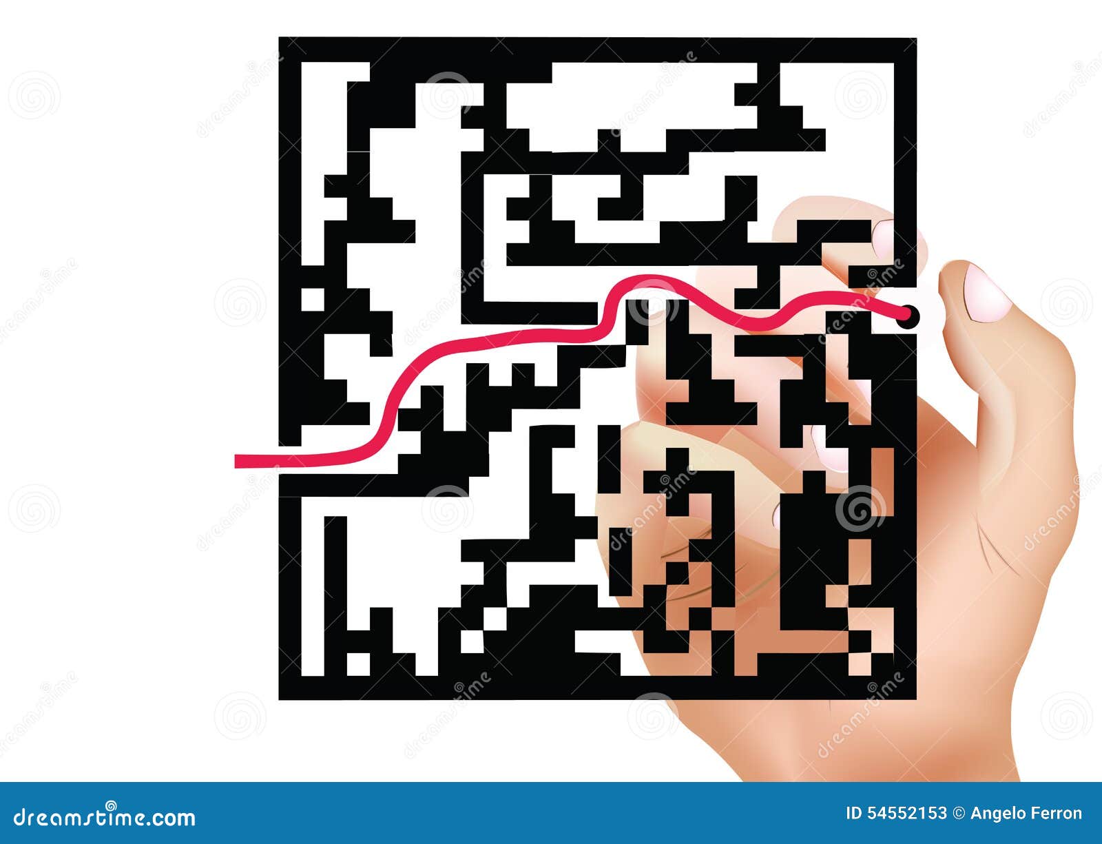 Road Maze With Red Geotag Symbols Royalty-Free Stock Image ...