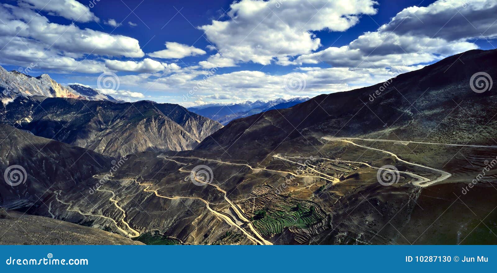 Winding road in mountains stock photo. Image of scenic - 10287130