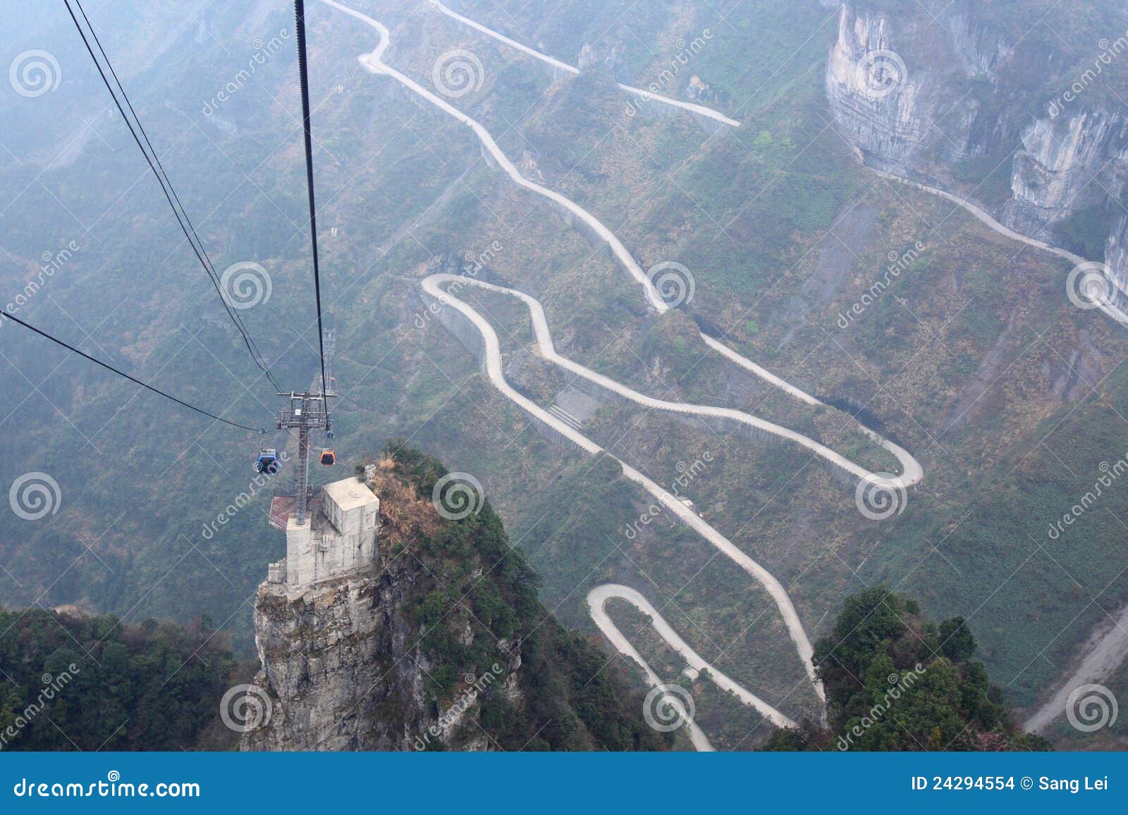Winding roads stock photo. Image of hunan, land, travel - 24294554