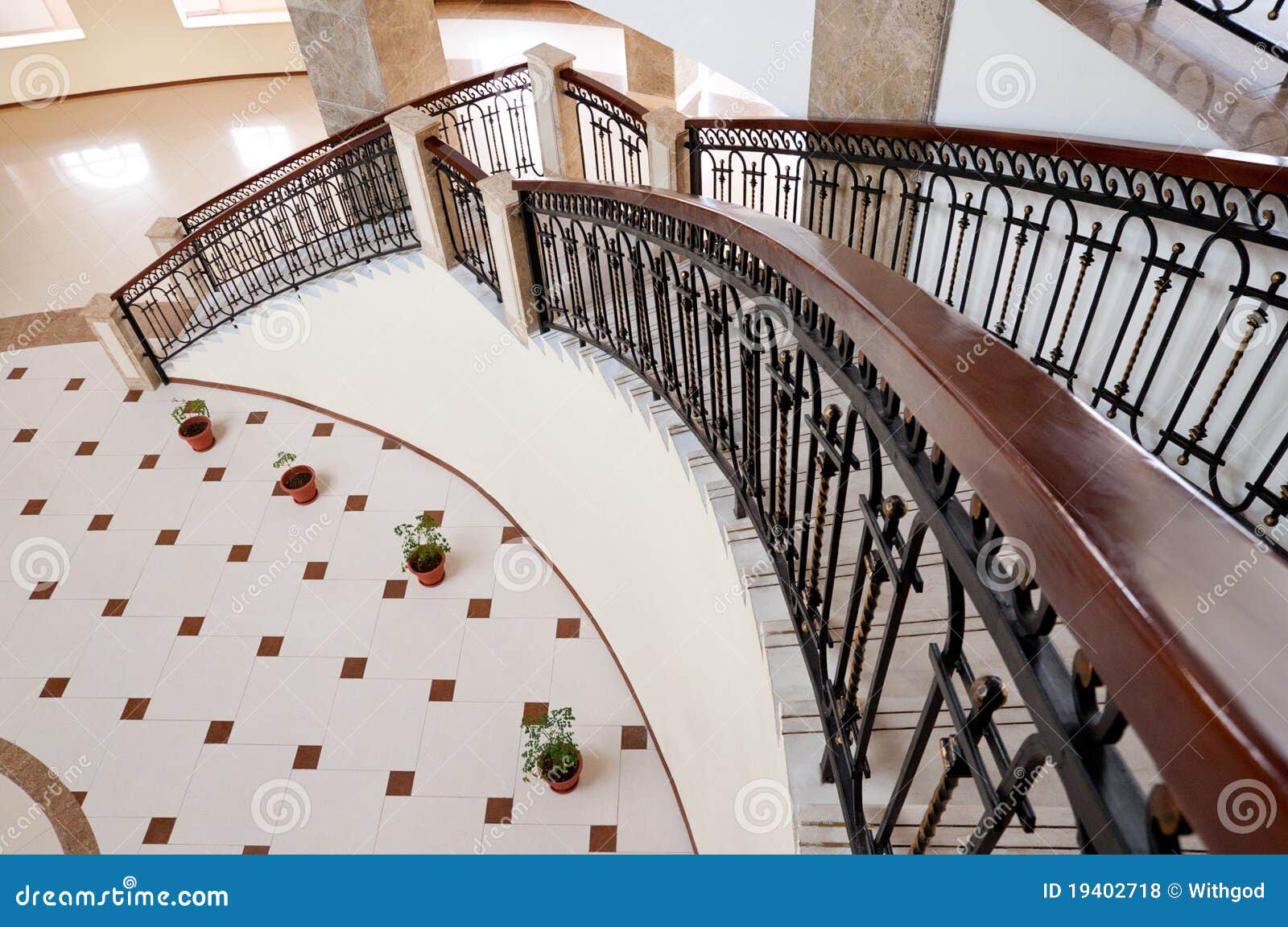 Winding Handrail Royalty-Free Stock Photography | CartoonDealer.com ...