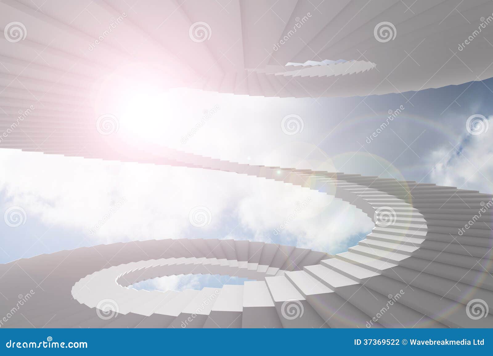 The Winding Staircase Once Used For Lighthouse Keepers Now Serves As A ...