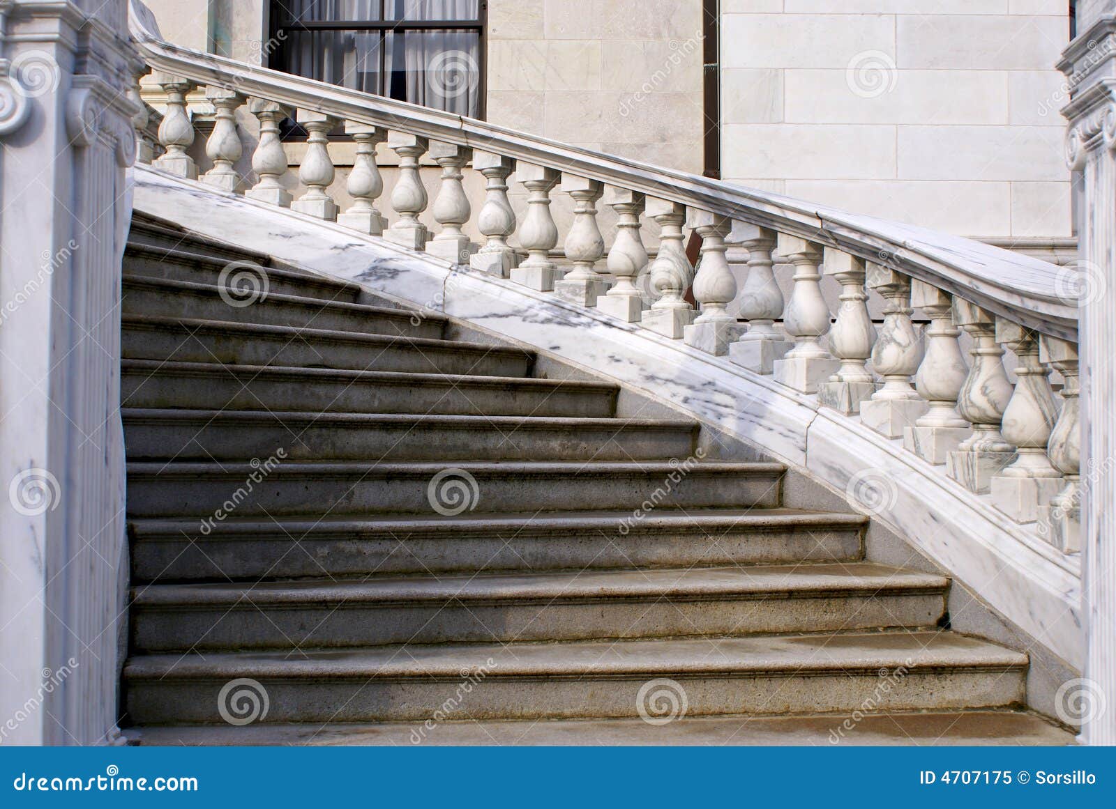 Winding stairs stock image. Image of pillars, stairs, boston - 4707175